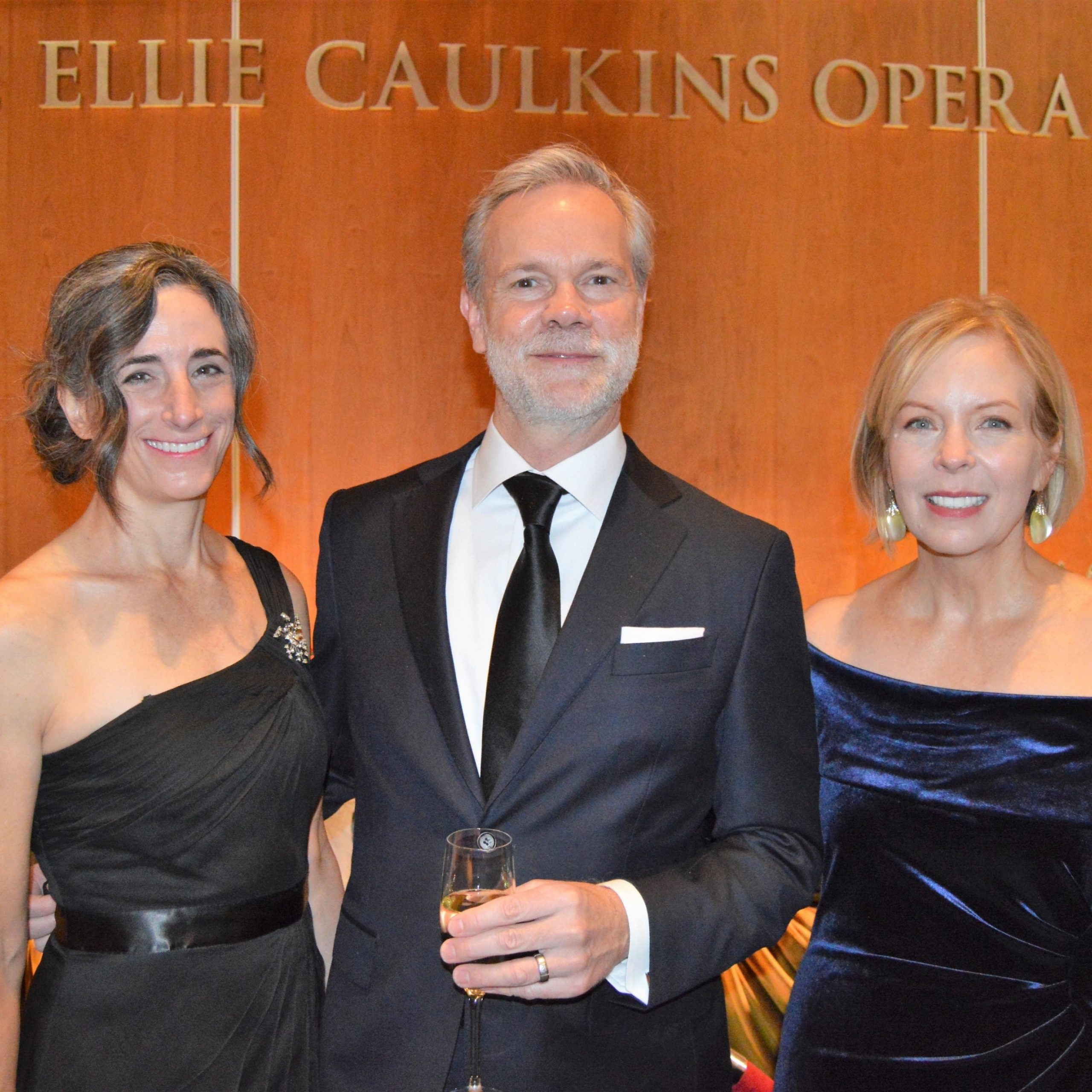 (l to r): Pam Moore, board chair Greg Laugero; and Karen Sumner ...