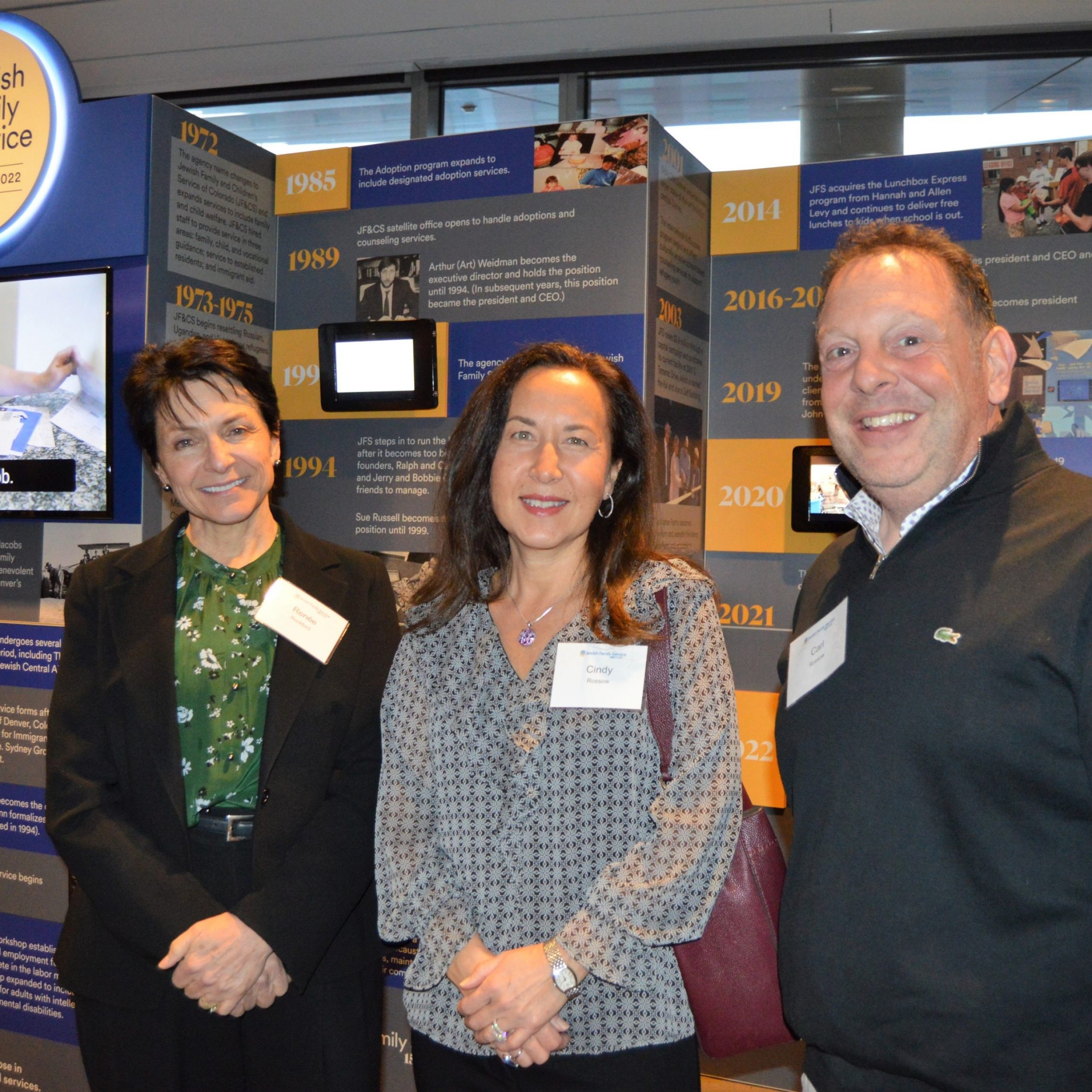 Renee Rockford (left), with Cindy and Carl Rossow