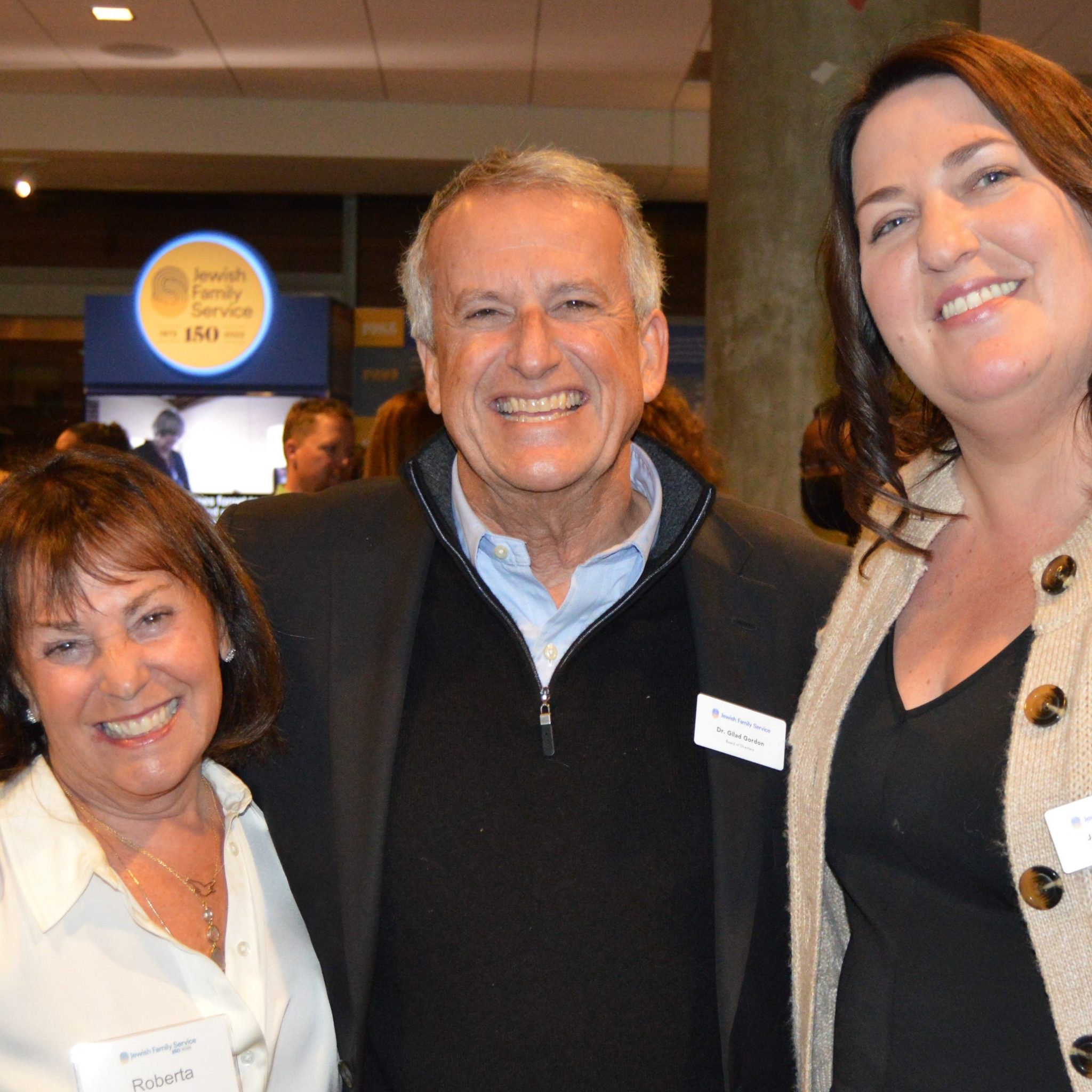 (l to r): JFS staff members Jessica Reeves, Melanie Foster and Lynne Basche