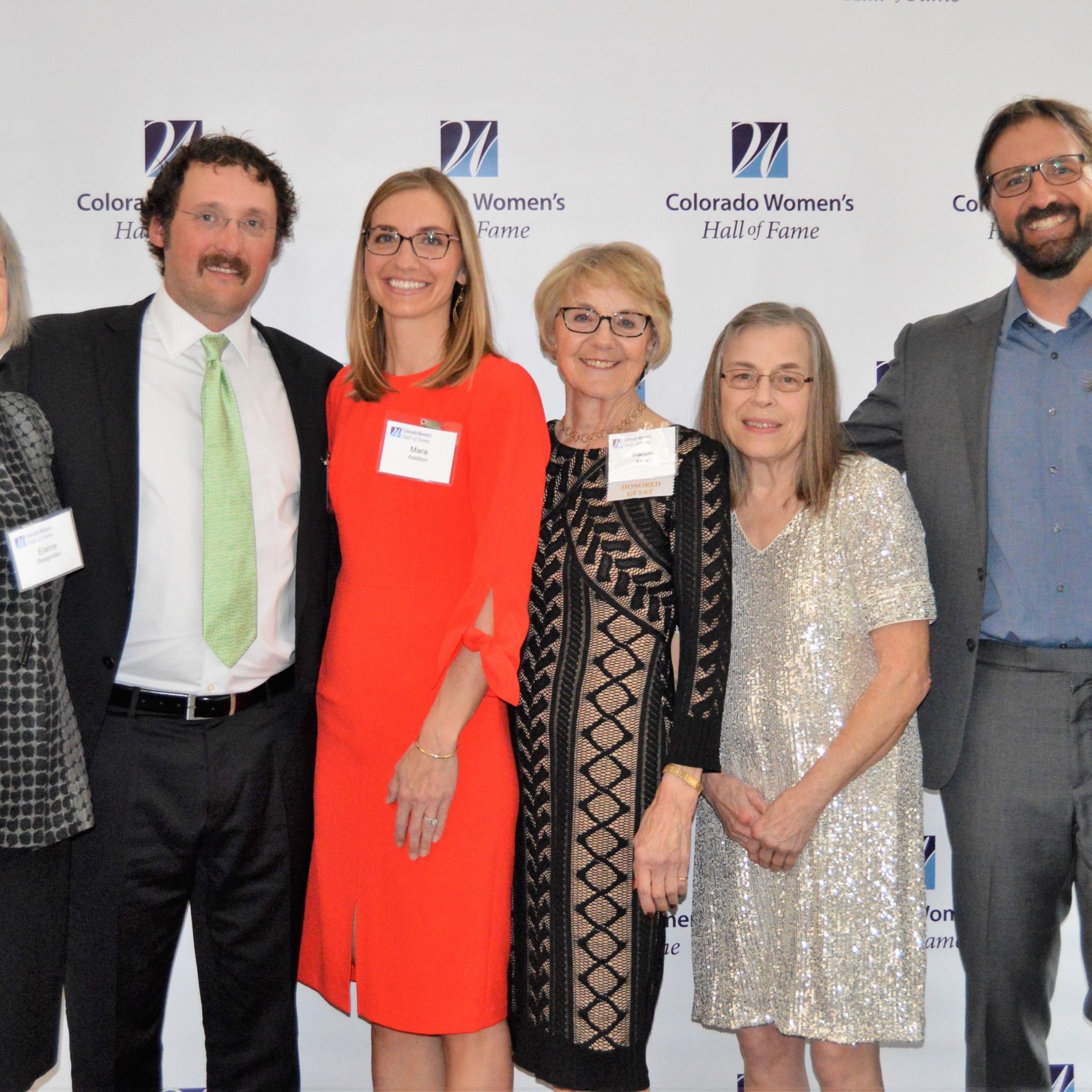 (l to r): Aubrey and Mara Additon, Karon Kelly, Sally Sievers and Chris ...