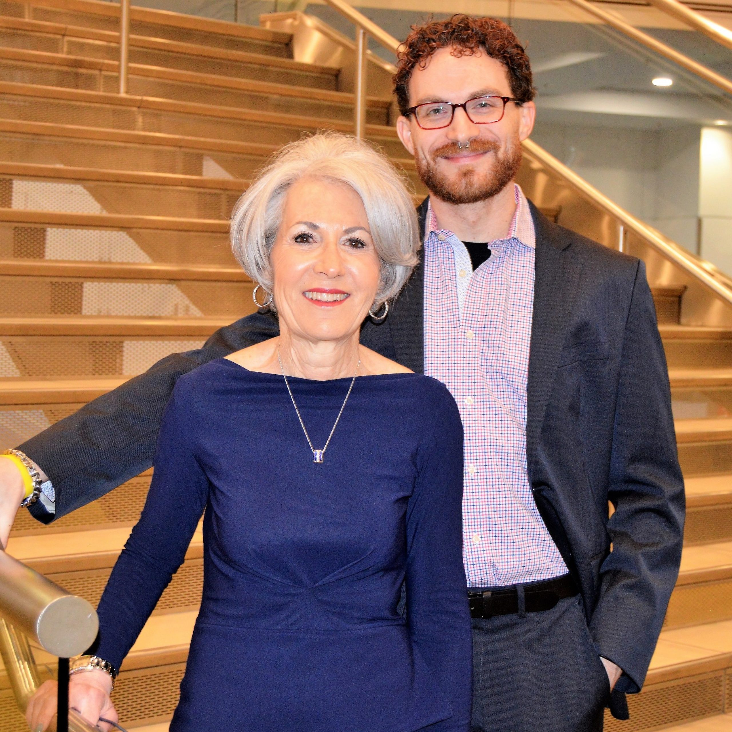 JFS 150th Anniversary Chair and event sponsor Jane E. Rosenbaum, with ...