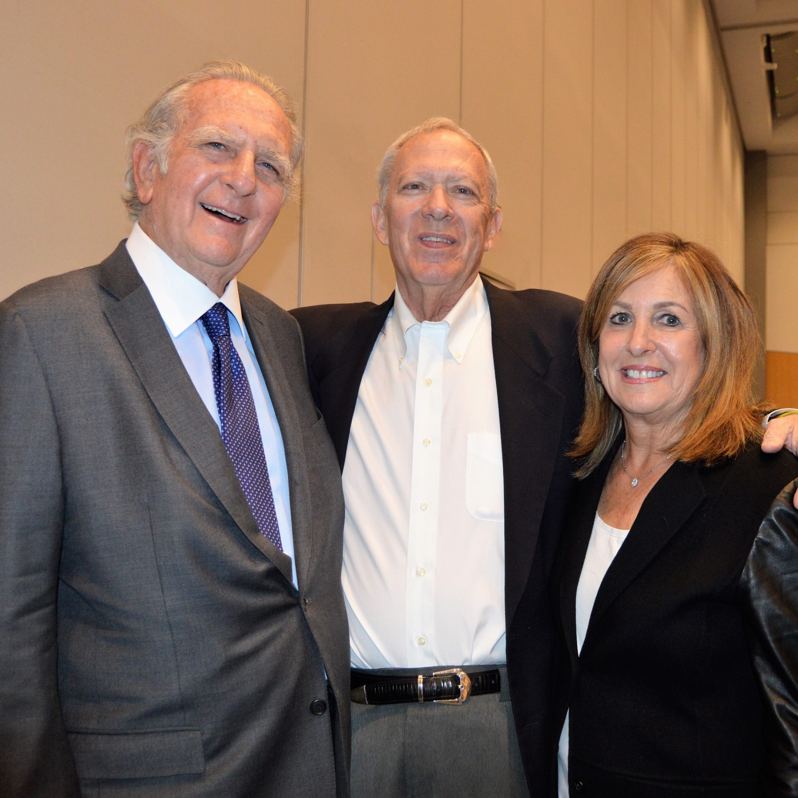 (l to r): Sponsor and award recipient Norm Brownstein, with Rocky and ...