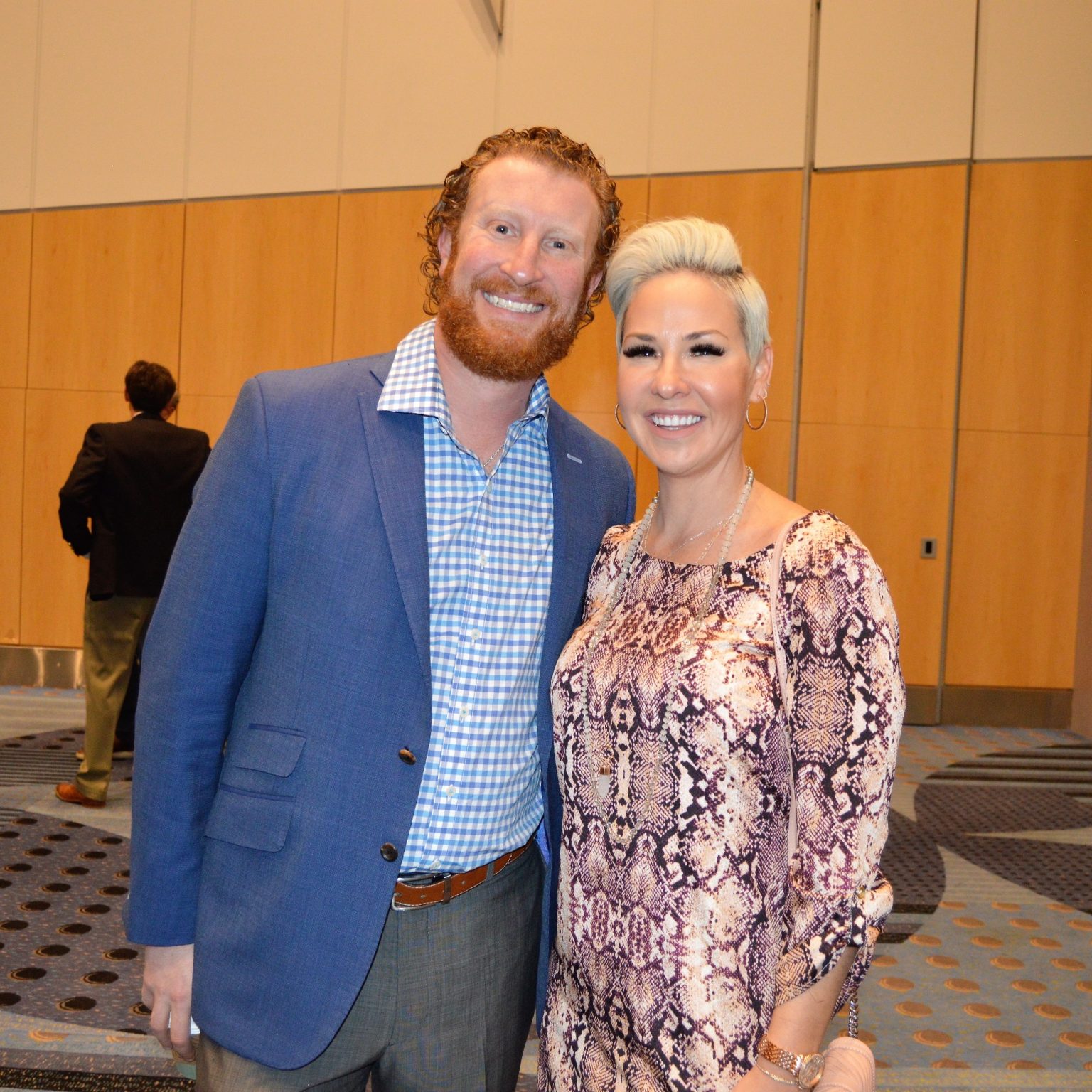 (l to r): Sponsor and award recipient Norm Brownstein, with Rocky and ...