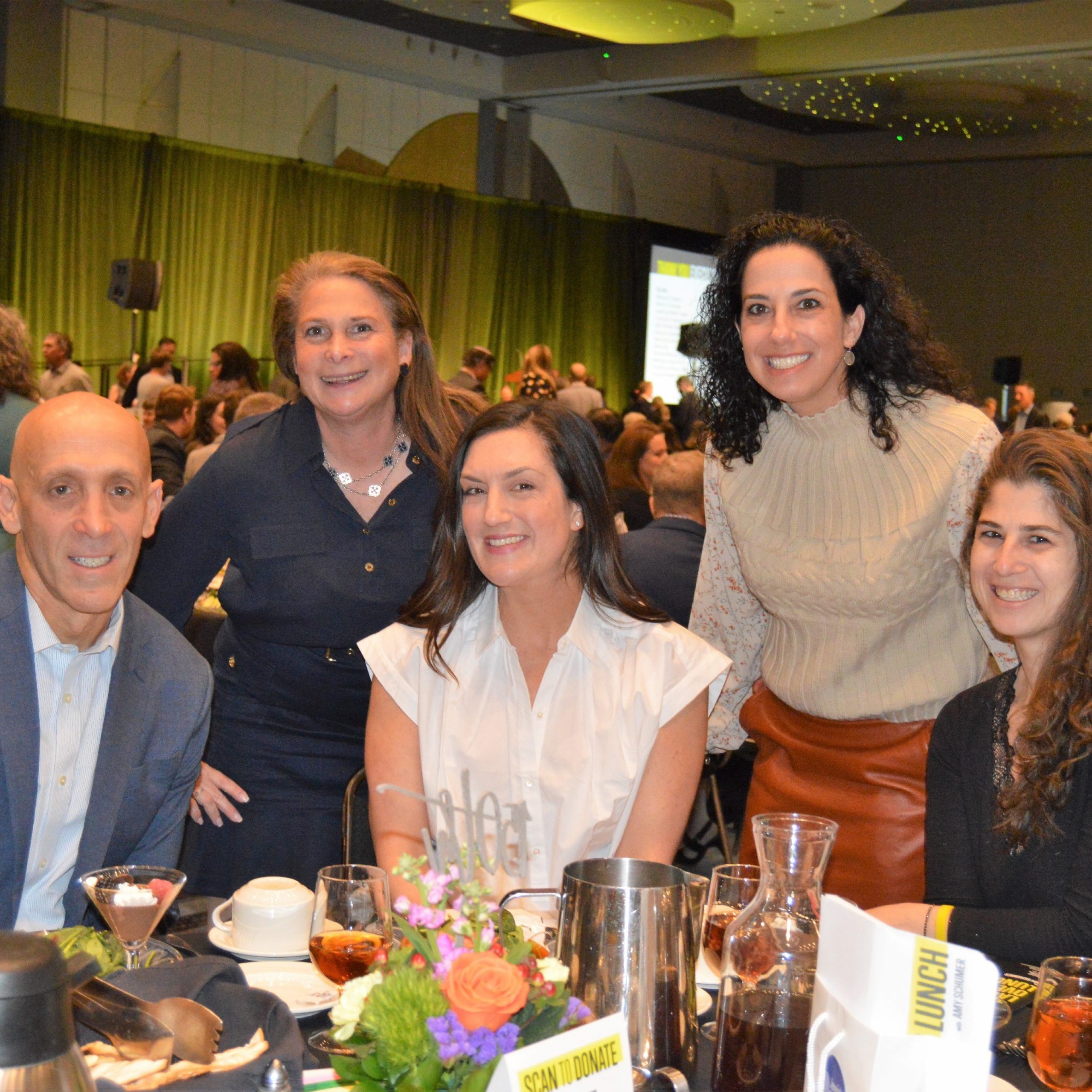 (l to r, front): Michael Steinberg, Sarah Kopp, Mallory Sussman. Back ...