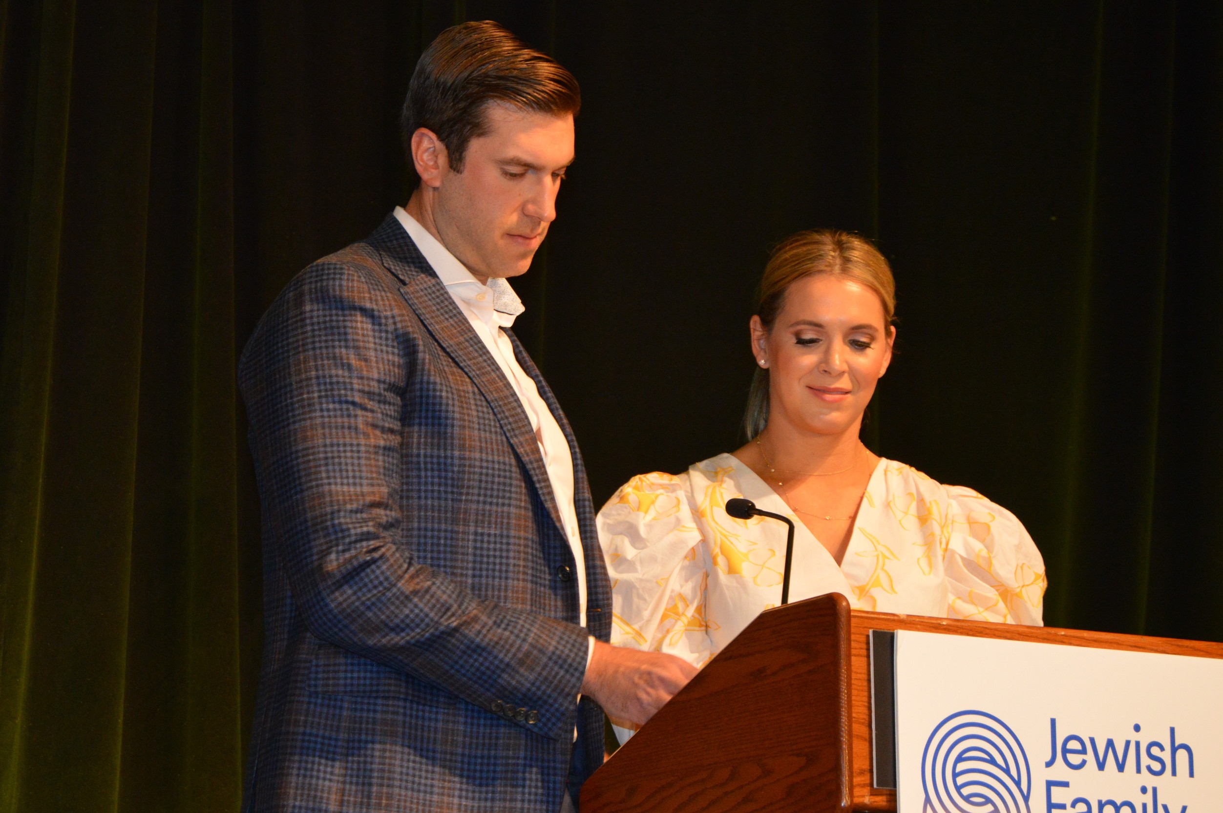 Event co-chairs David and Jordan Feiner