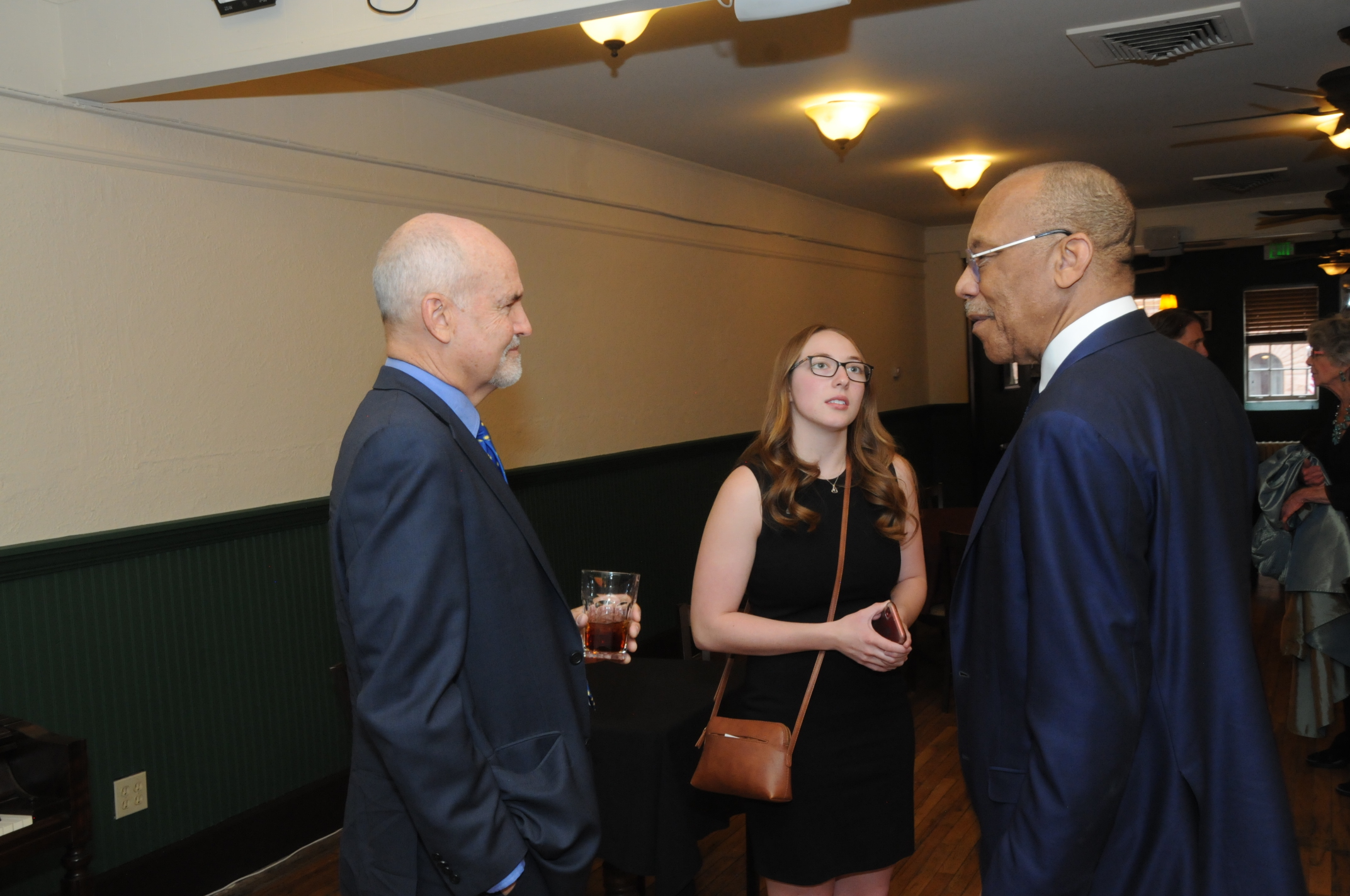 Robinson speaking with Larry Ryckman and Michelle Wells