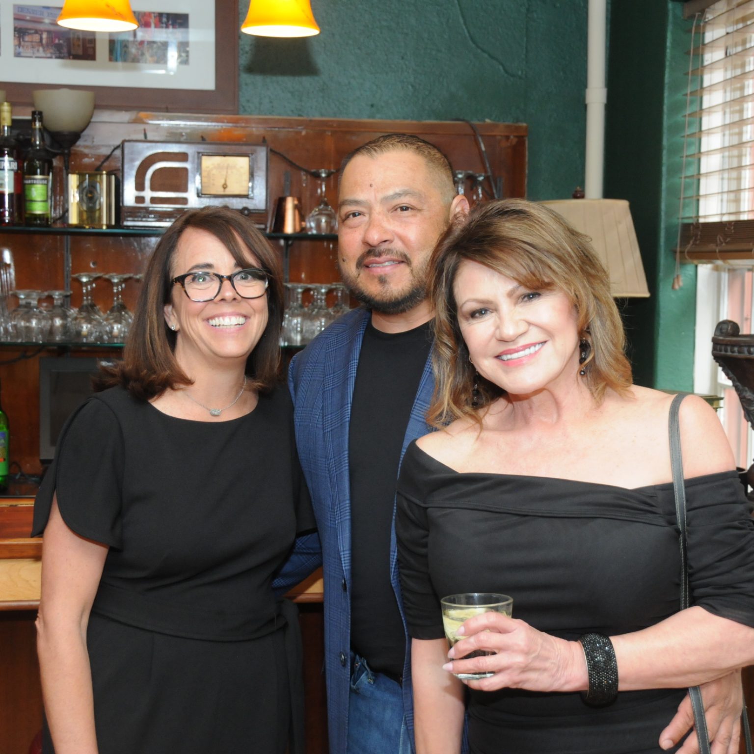 John Arigoni, with Press Club Executive Director Alby Segall