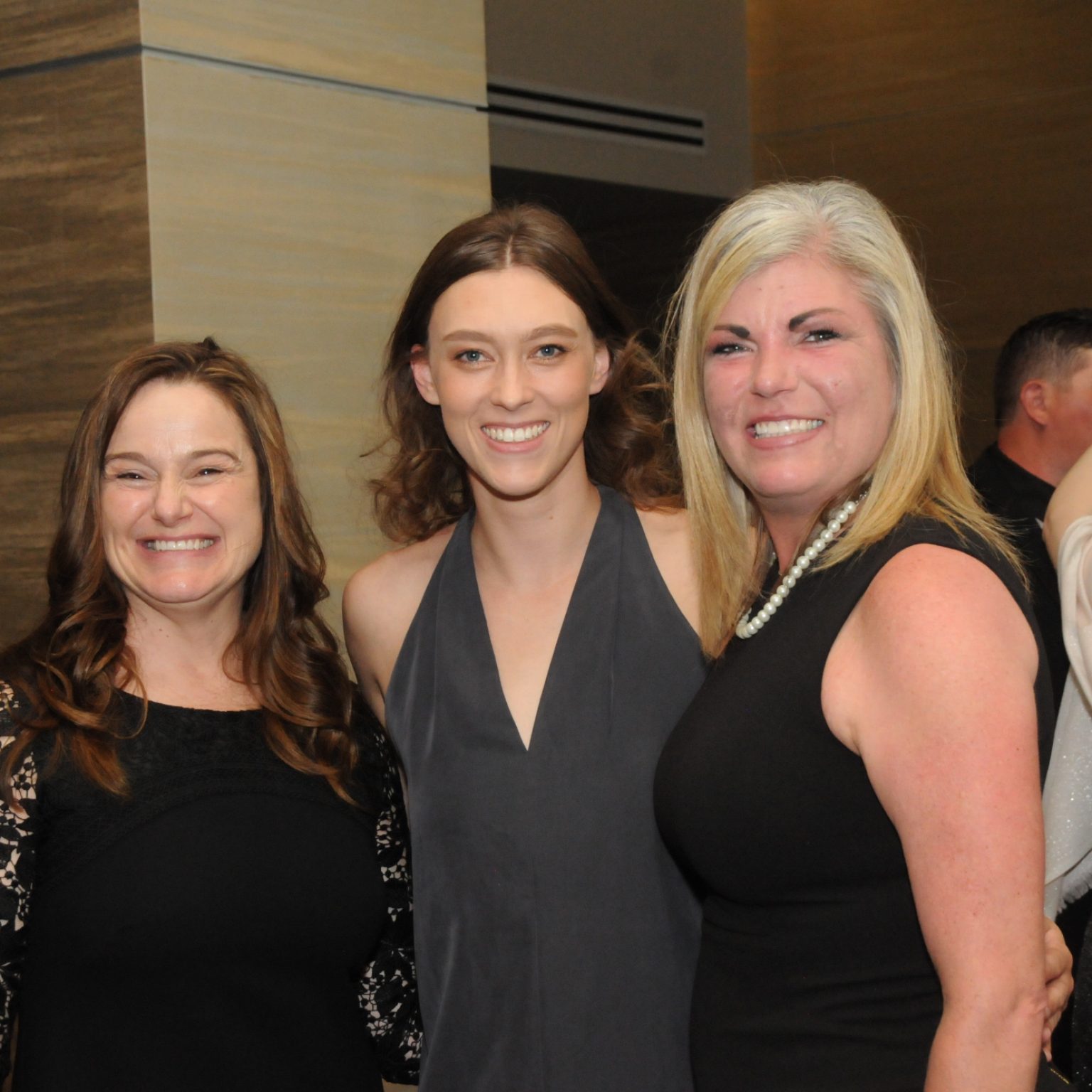 Marla Williams (center) with Barry and Arlene Barry Hirschfeld