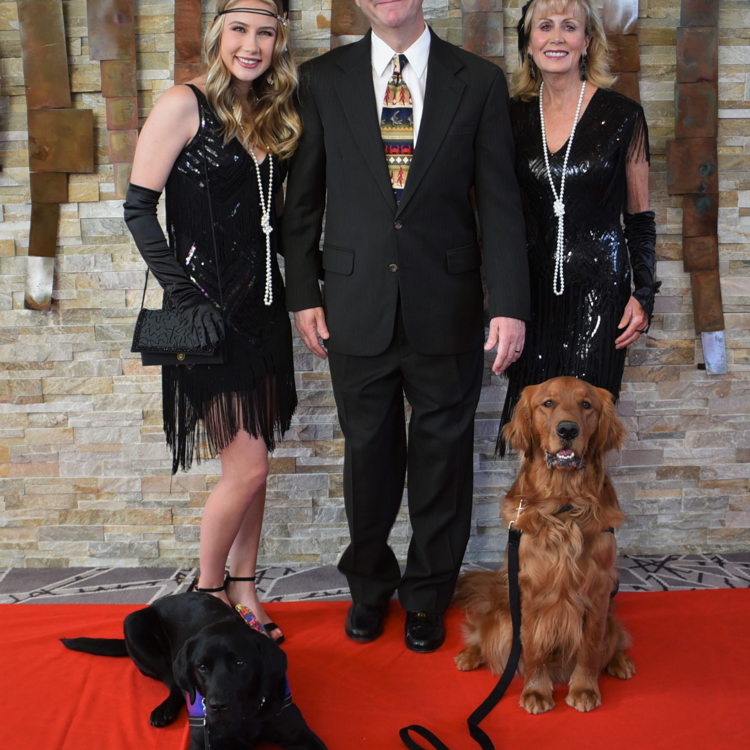 Michelle, Dan and Carol Dampier