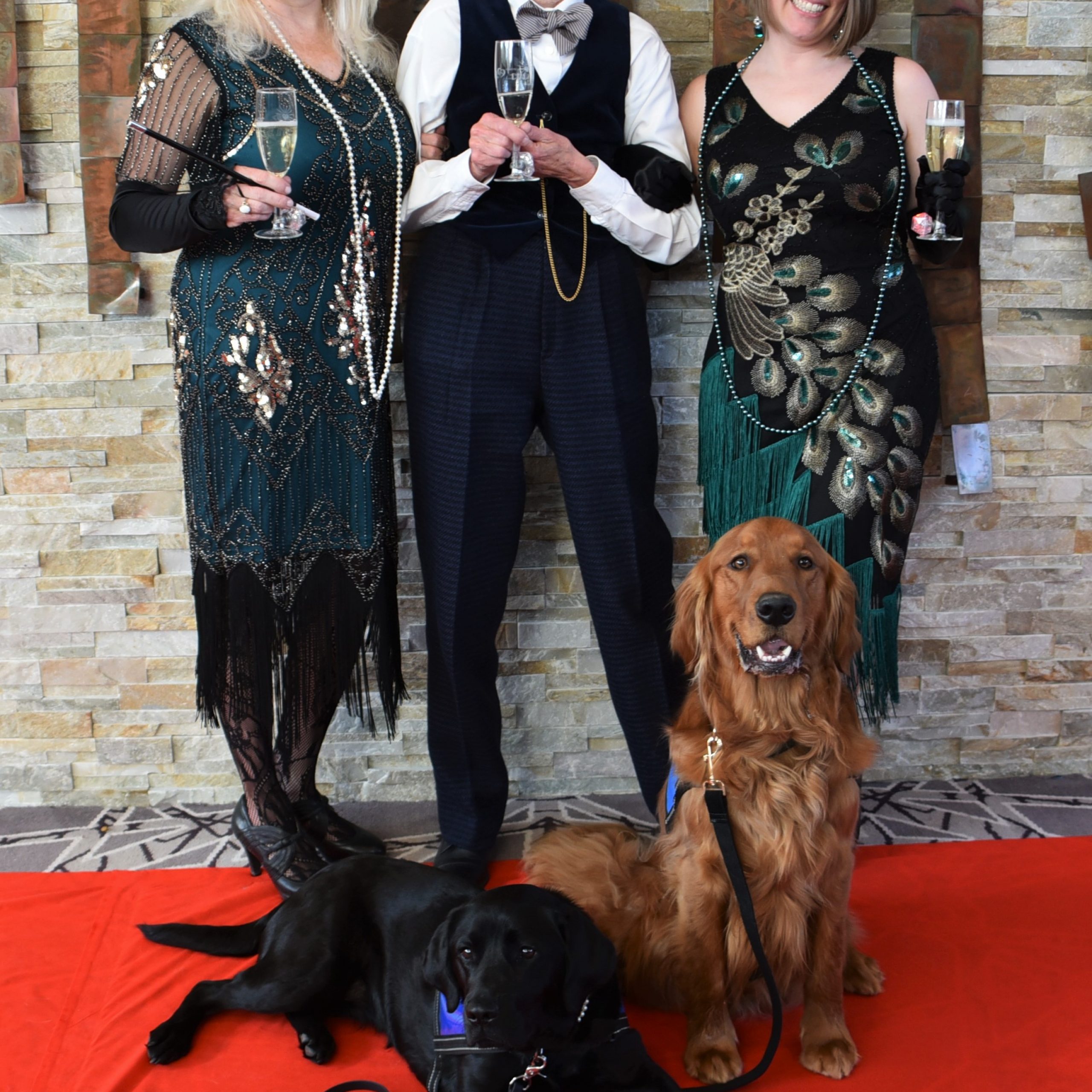 Julie Arnold, left, Joy Townsend, Michelle Warren