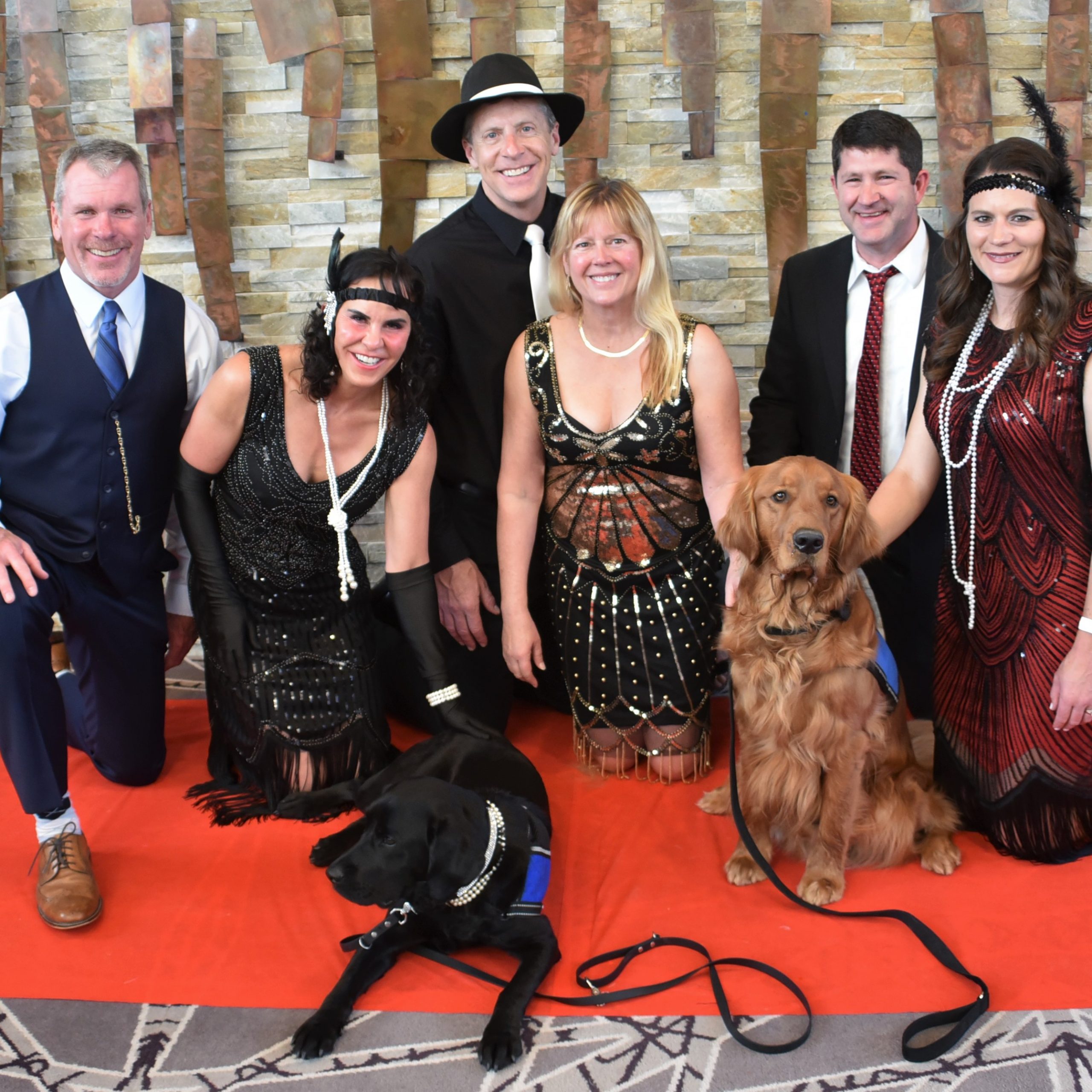 John Burns, Katie Coleman, Kirk and Susan Trost, Chris and Tia Yaryan