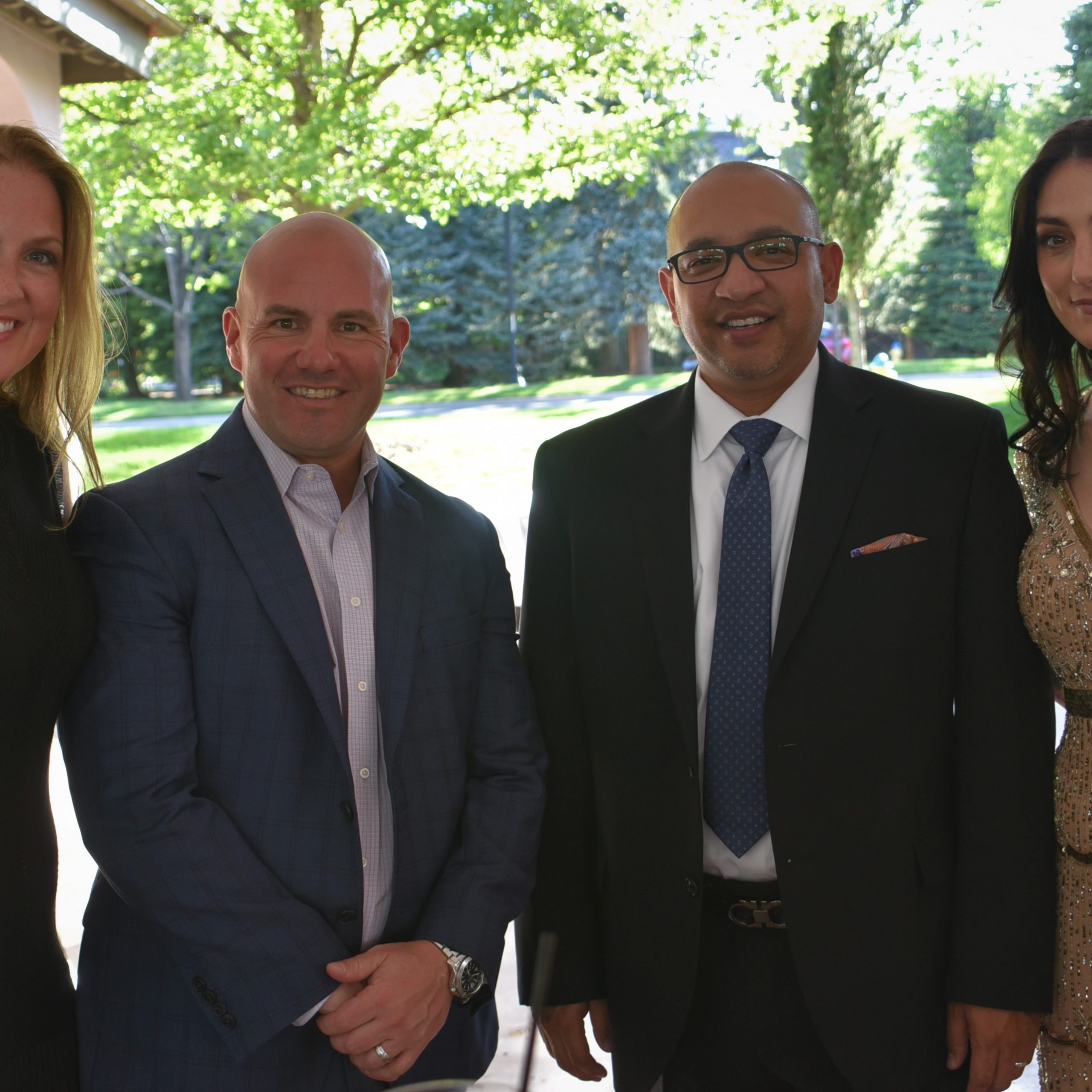 Heather Jones, left, Rich Battista, Thomas Gonzales and Audrey Donovan
