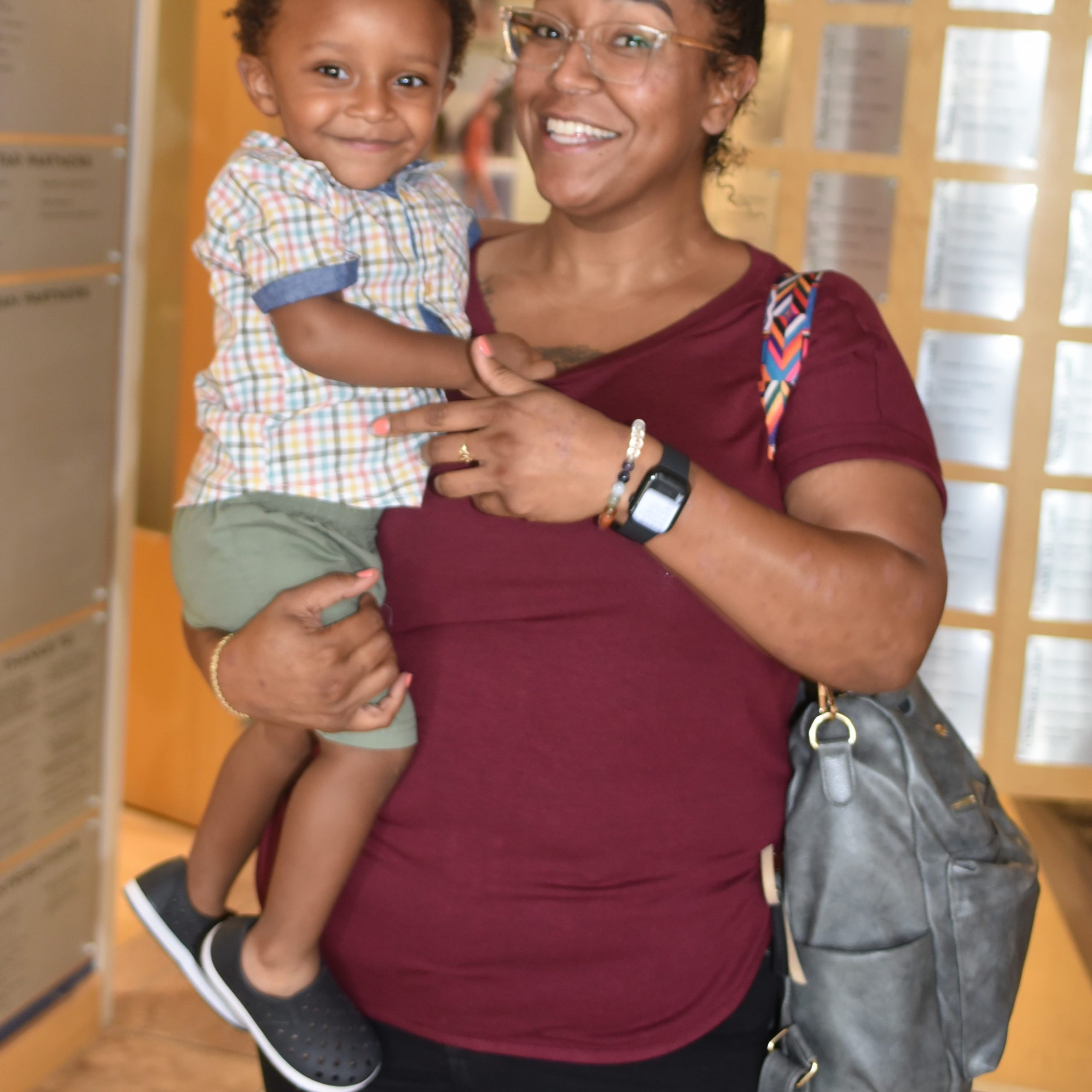 Rio and his 1,000-watt smile with Renee Williams