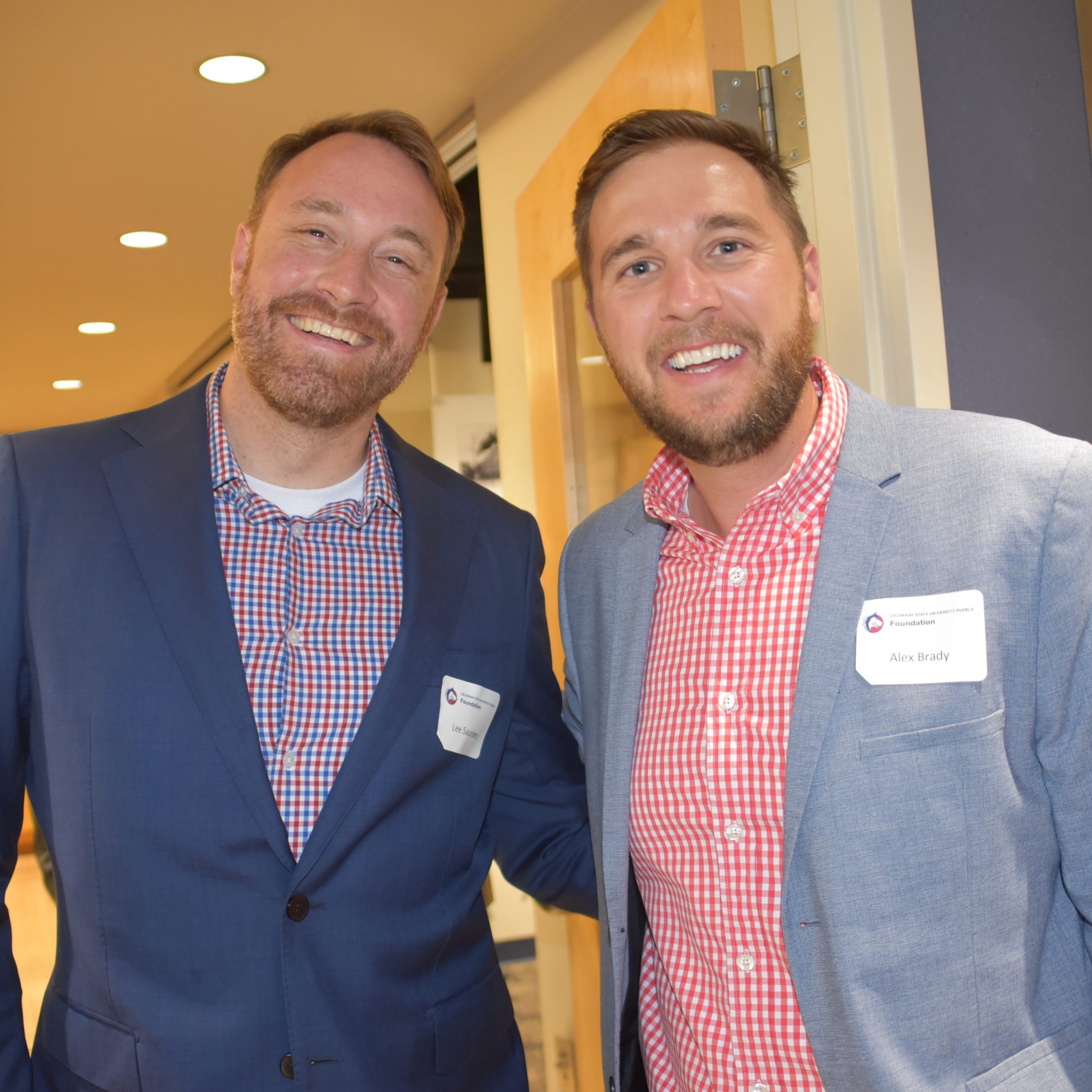 Lee Saunders and Alex Brady from CSU-P