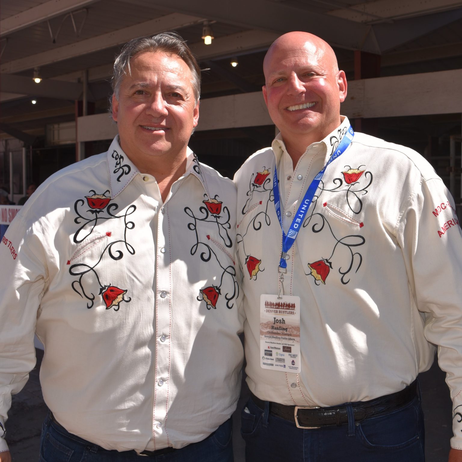 Miss Rodeo America Hailey Frederiksen, left, and Miss Rodeo Colorado ...