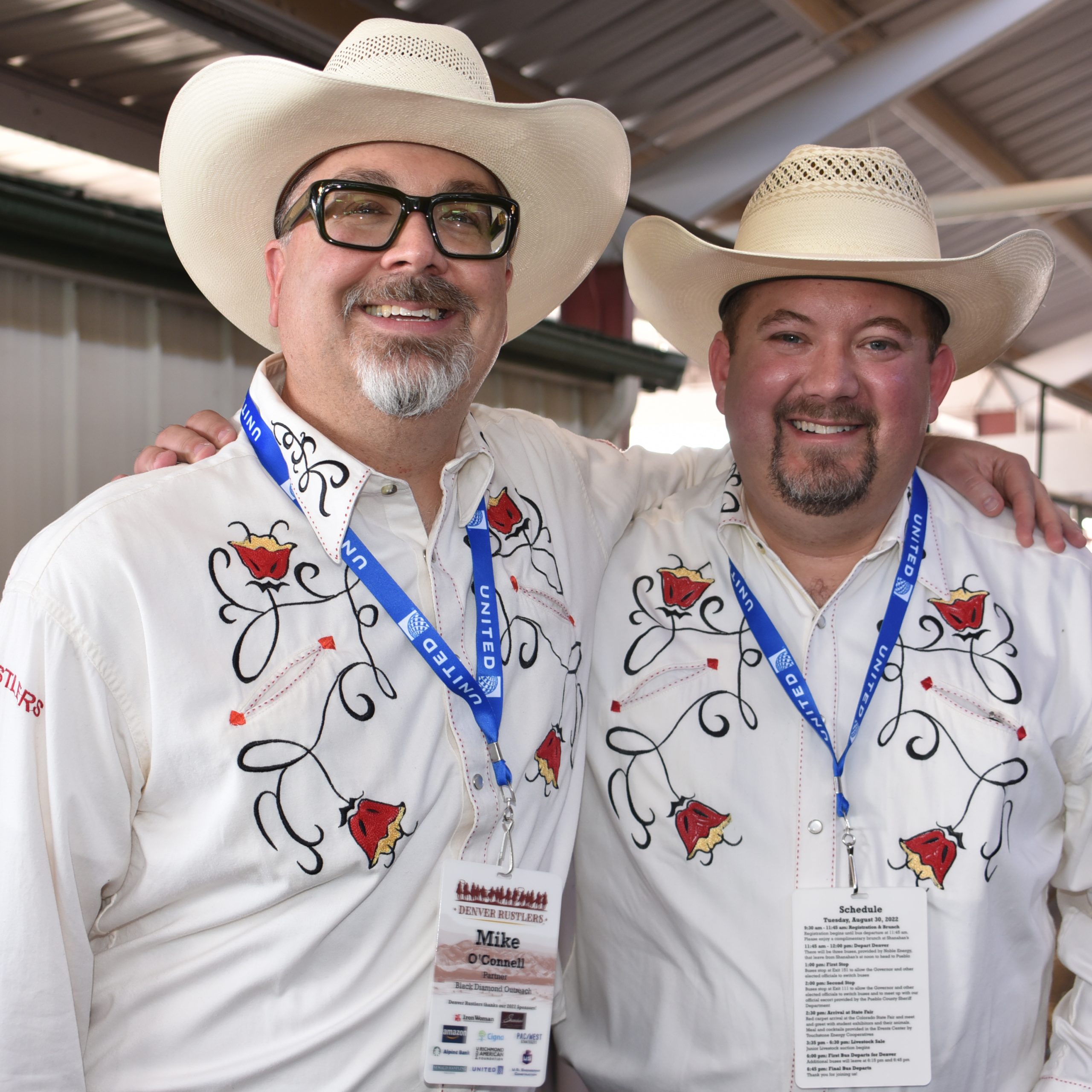 Mike O'Connell, left, and Mark Truax