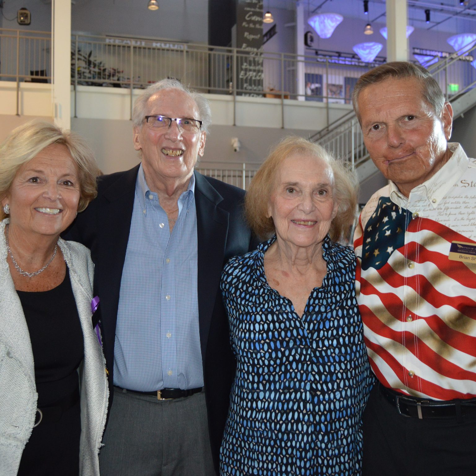 (l to r): Katie Wiktor, Director of CU Cancer Center Richard Schulick ...