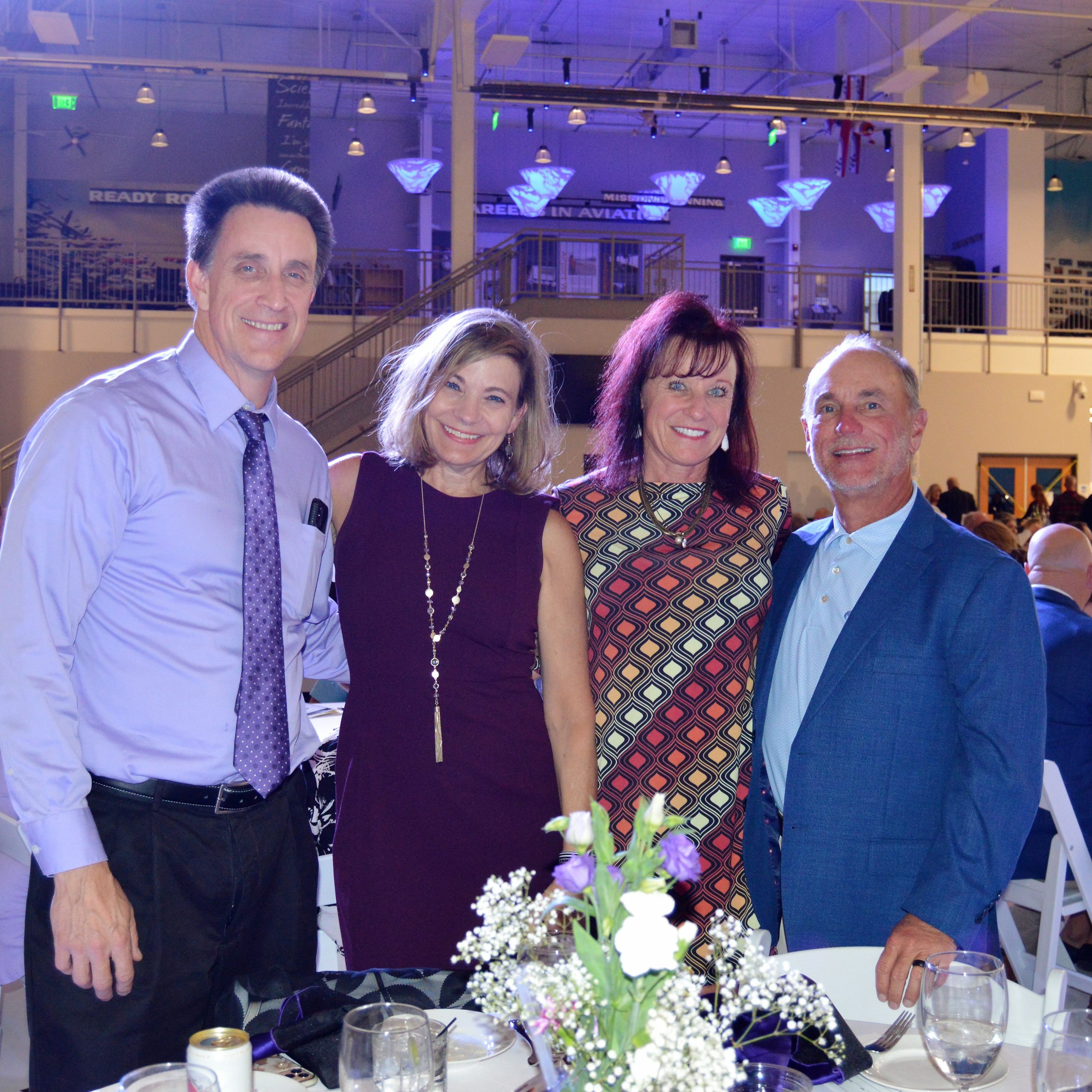(l to r): Jay and Jill Clark, Jerri and Russ McGrane