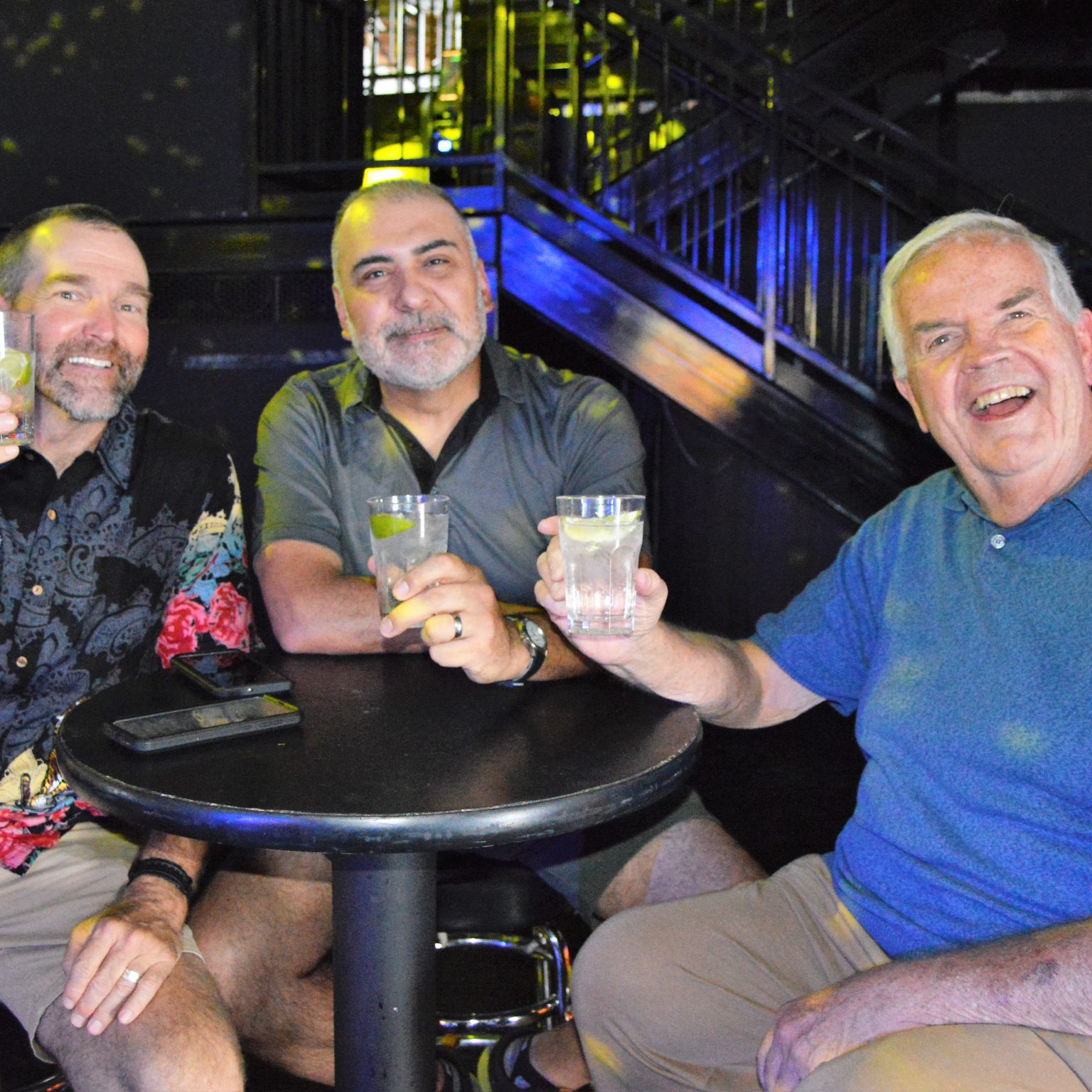 (l to r): Denver City Councilman Kevin Flynn, John Faught, Anna Clare ...