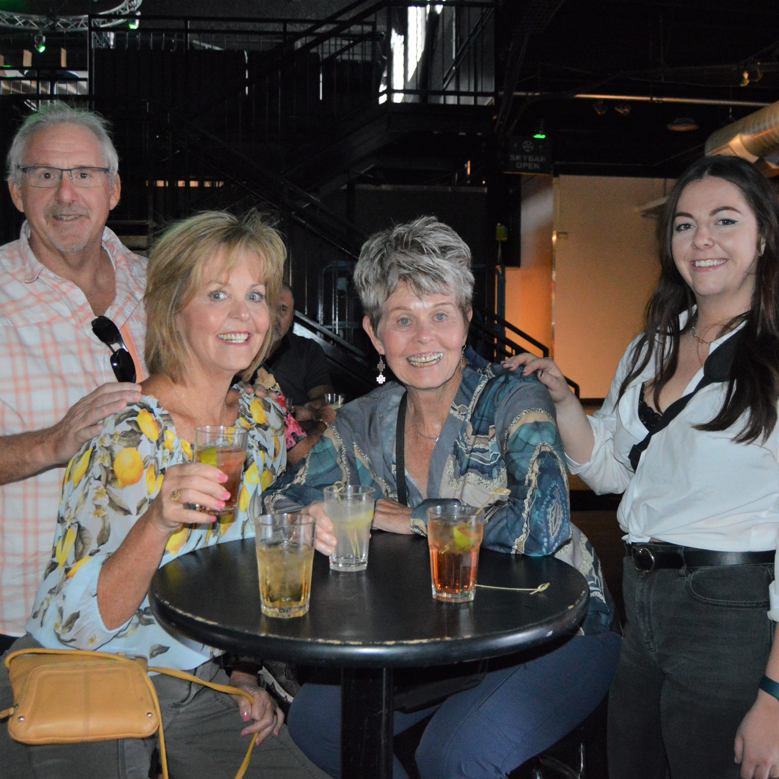 (l to r): Rick and Debbie Lloyd, Dede Frain, Monica Lloyd