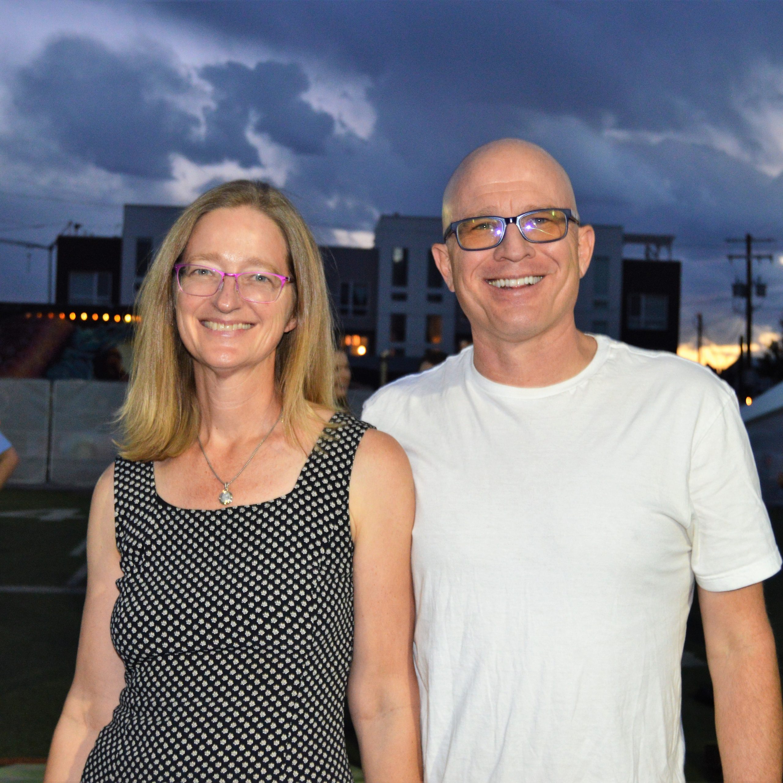 Erin Trapp and Bob Combs