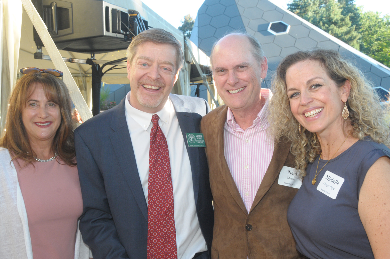 Michelle Massey, Neal Massey, Development Director Andrew Spinks ...