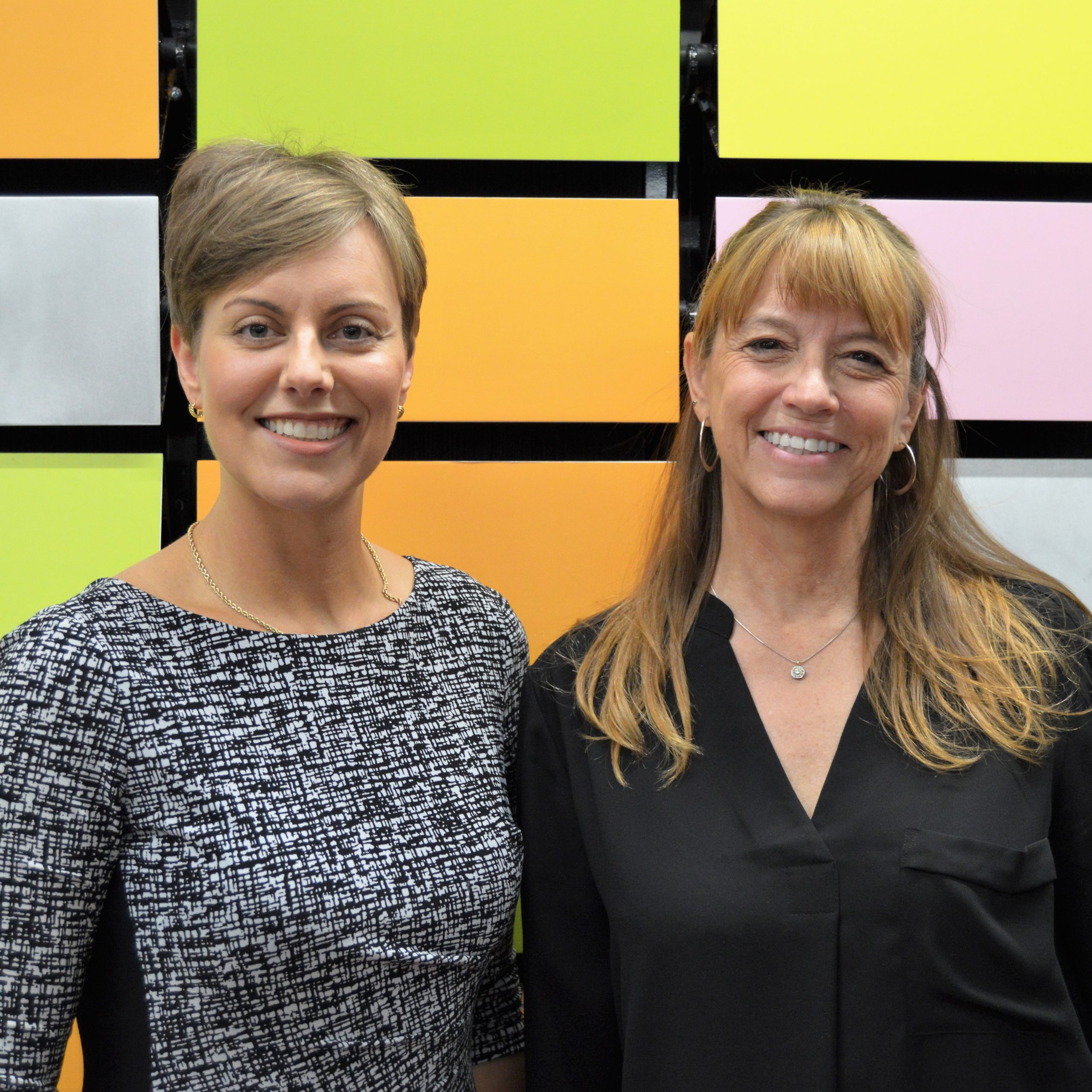 Denver Fire Department Foundation board president Amanda Steffan (left ...