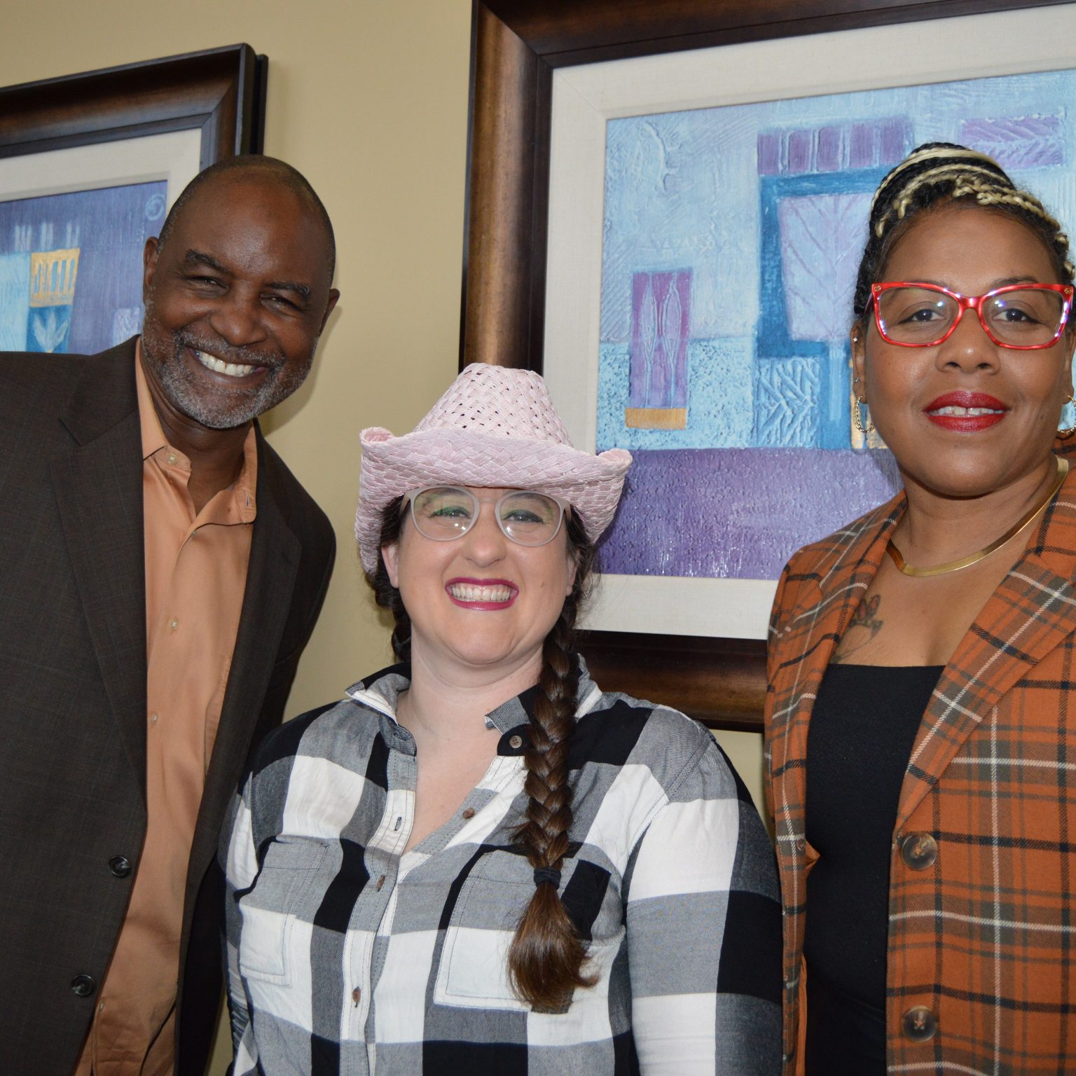 (l to r): Neil Bernstein, Terry Varkony, Max Eisner and retiring ...
