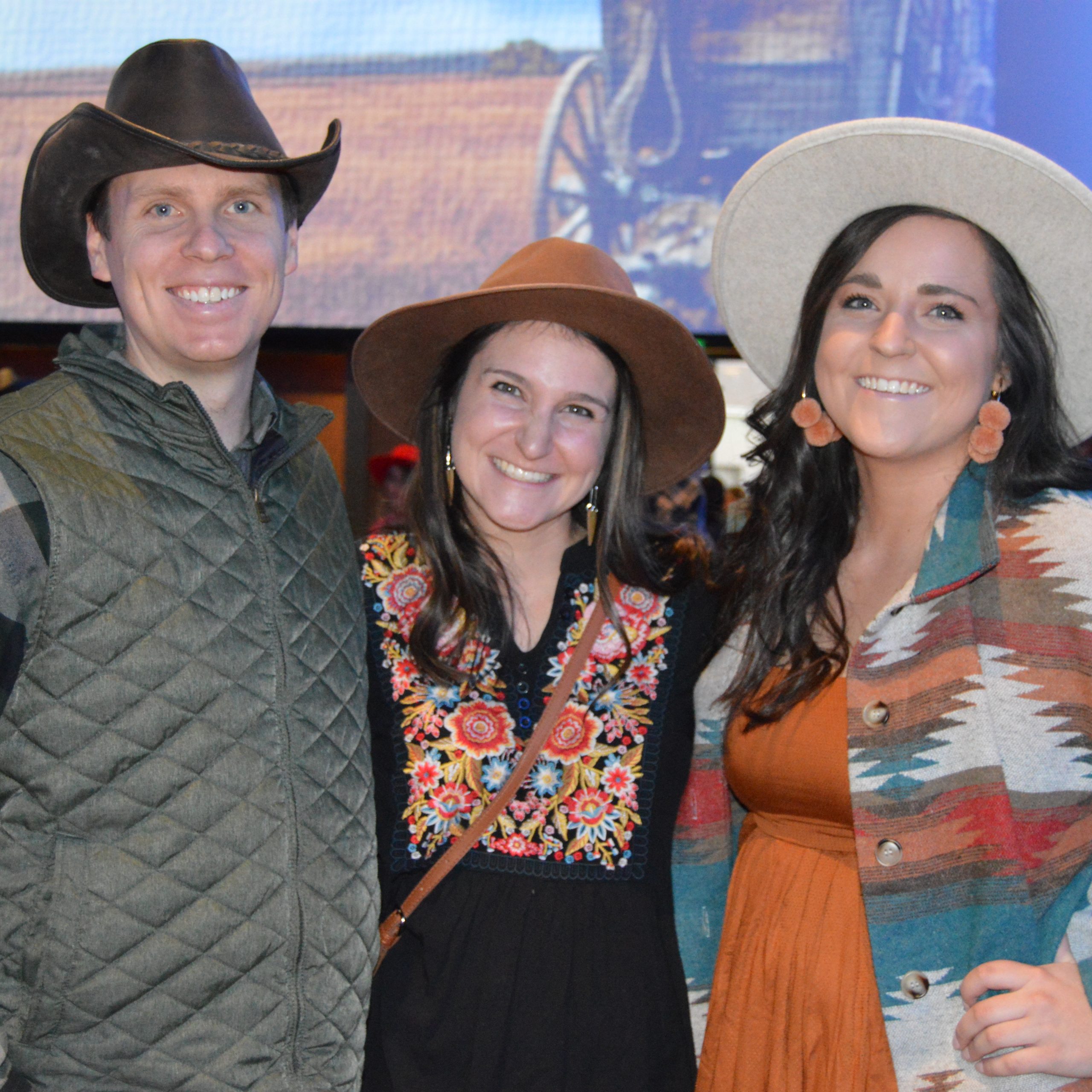 John and Katie Ringenberg (left), with Chris Maybee