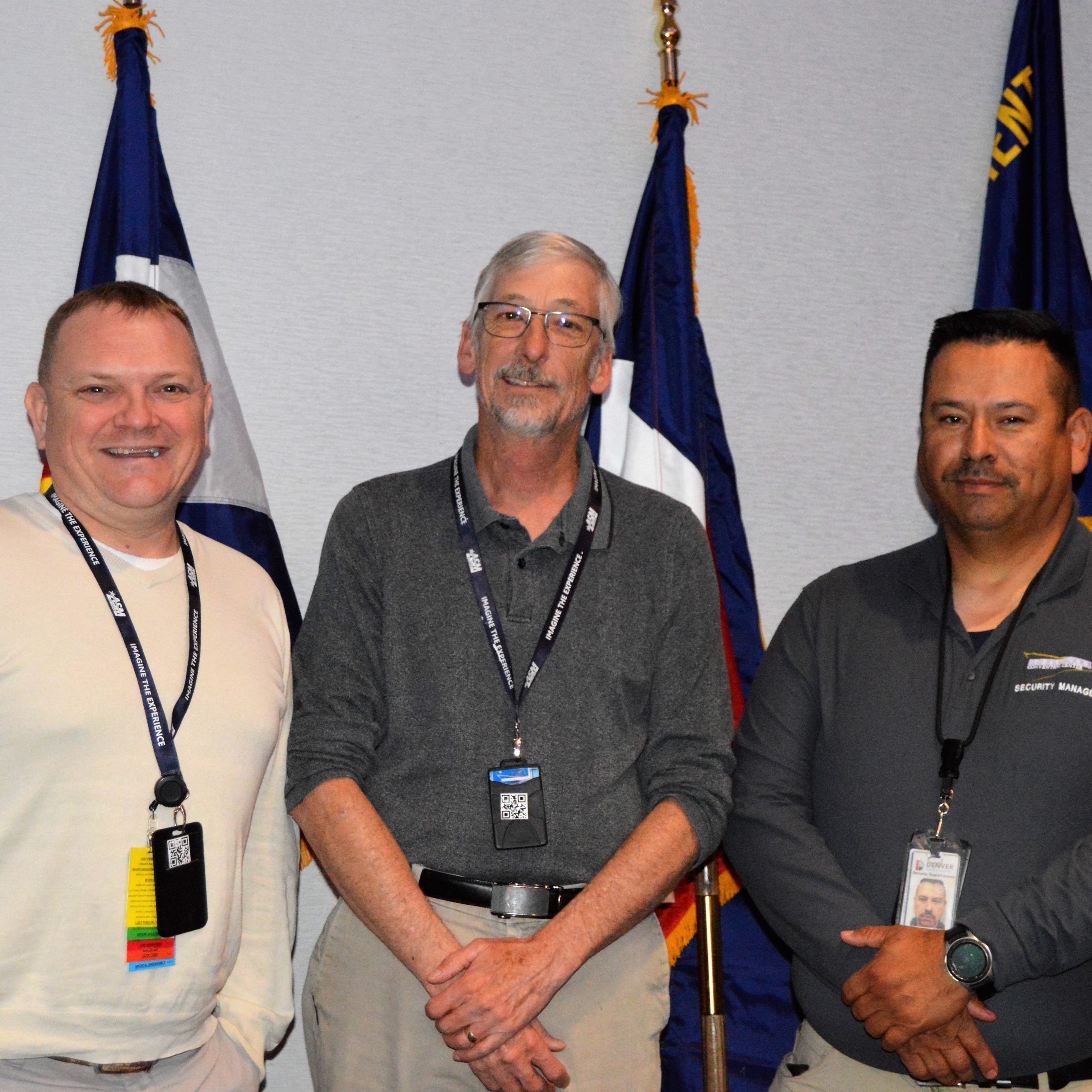Representatives from Colorado Convention Center (l to r): Cory Jones ...