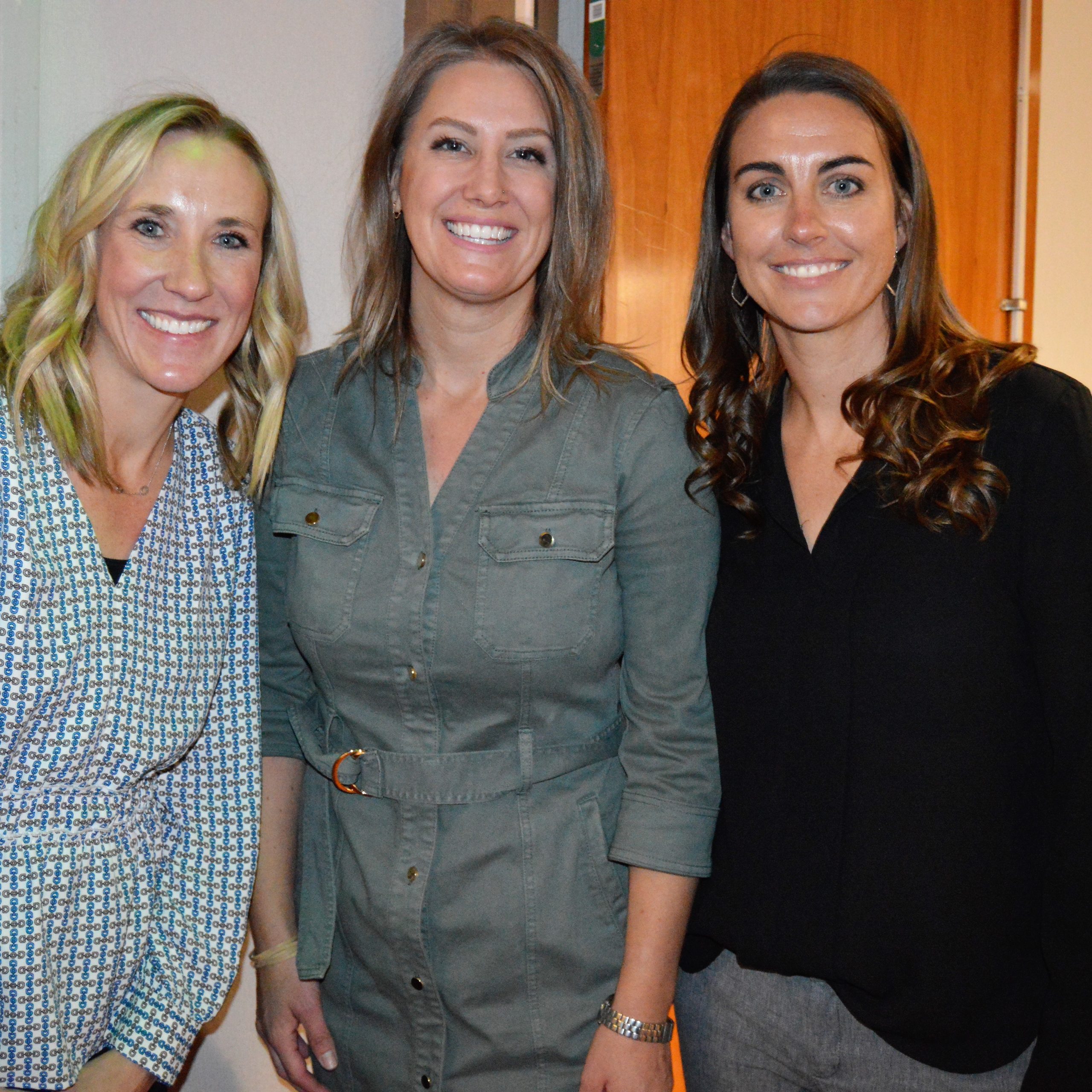 (l to r): Jackie Devine, Sara Randall, Megan Pletcher