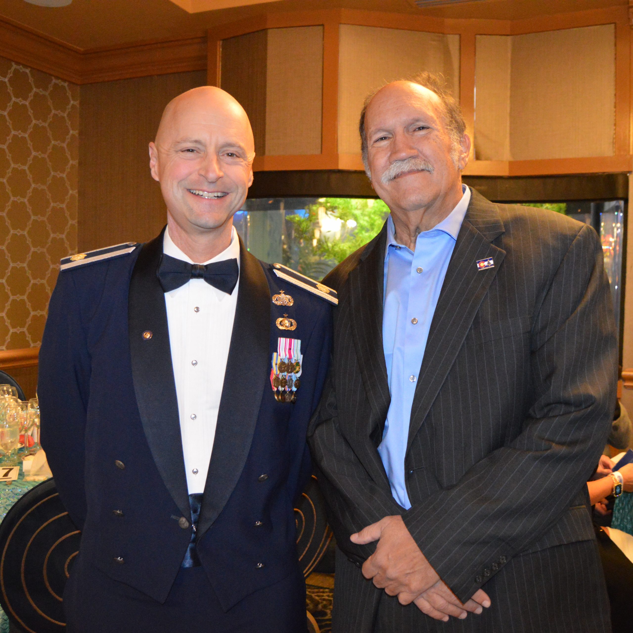 USAF Maj. Paul Schnell (Ret.) and Bruce Yelen