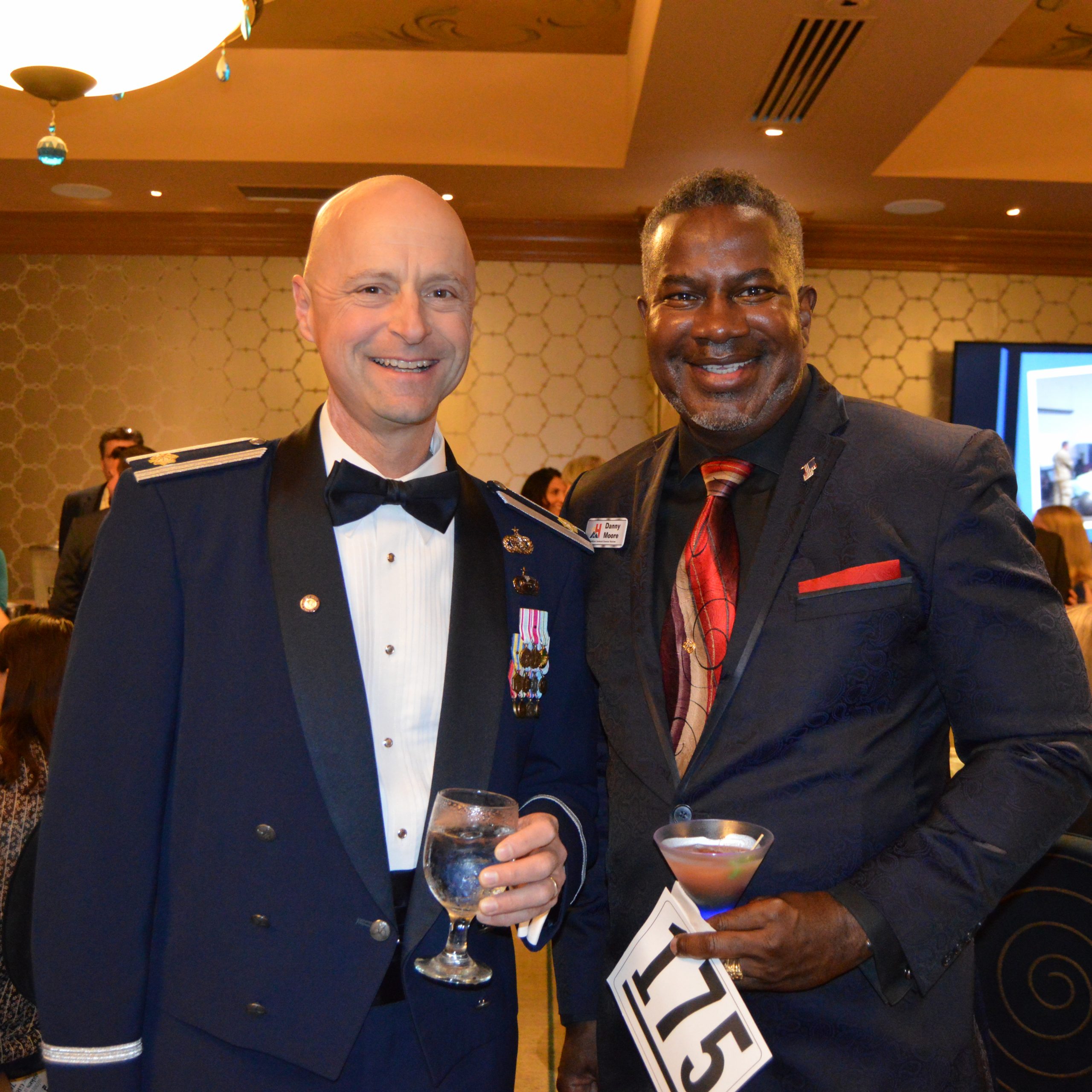 USAF Maj. Paul Schnell (Ret.) and Danny Moore