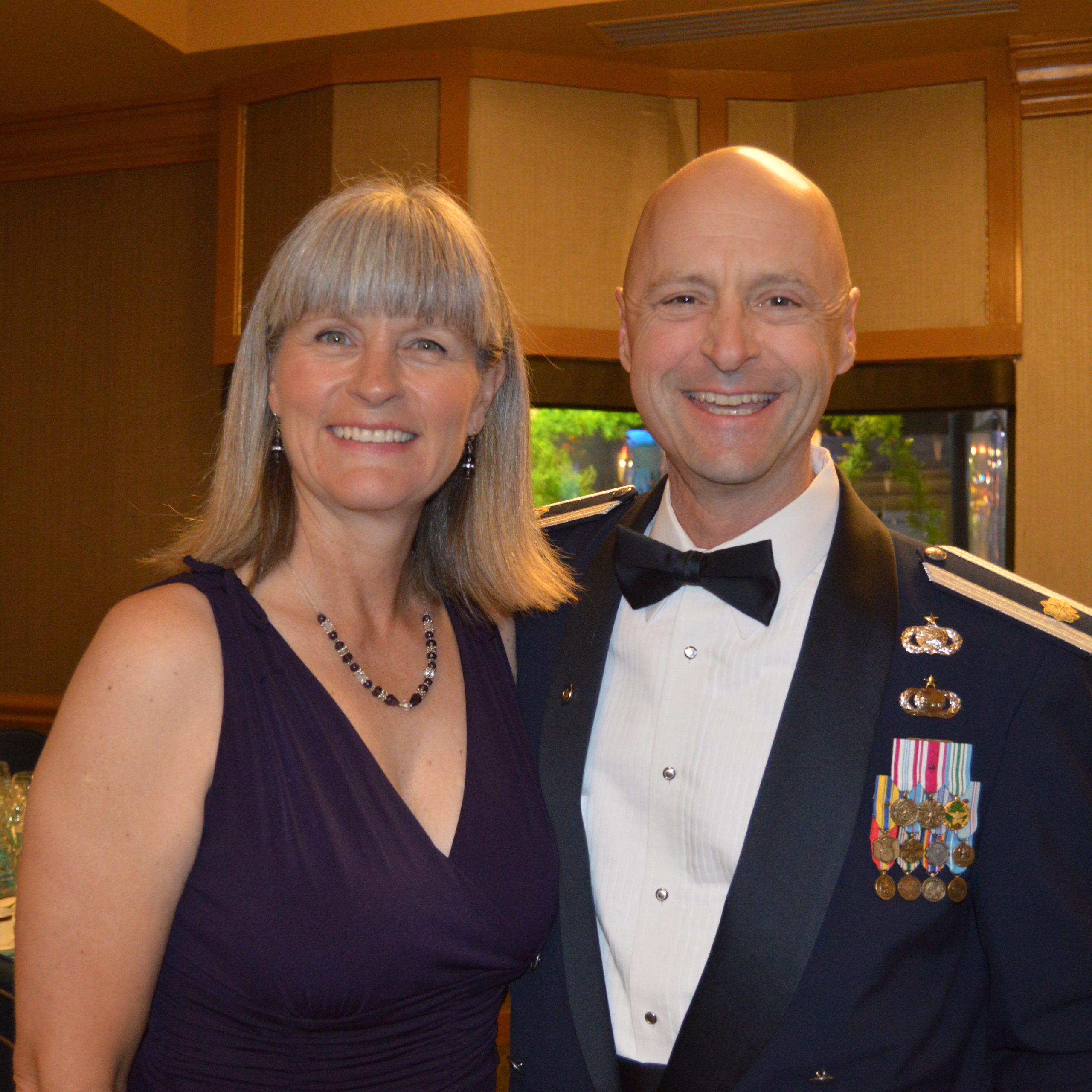 Elizabeth and USAF Maj. Paul Schnell (Ret.)