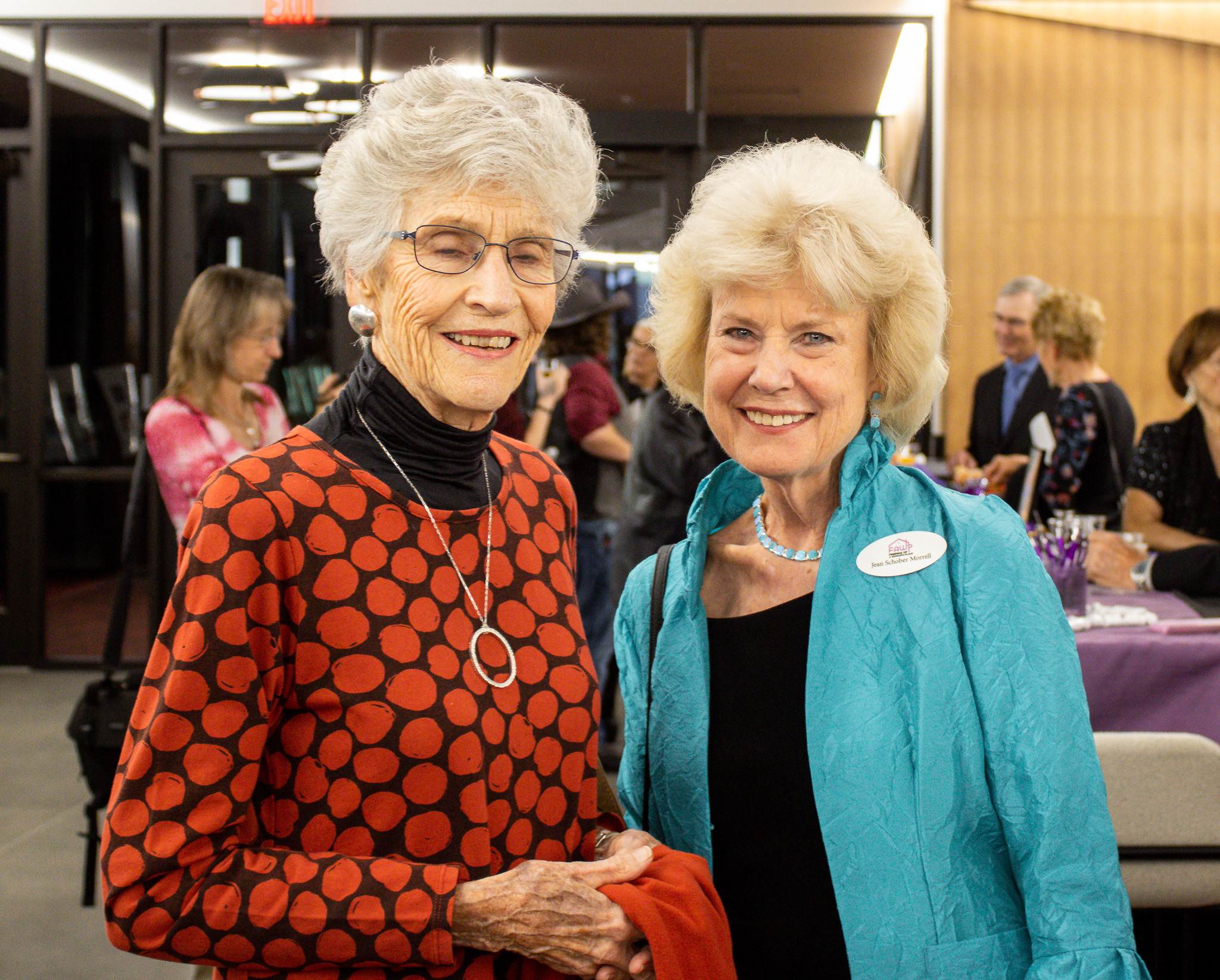 Former honorees Phyllis Eaton and Jean Schober Morrell