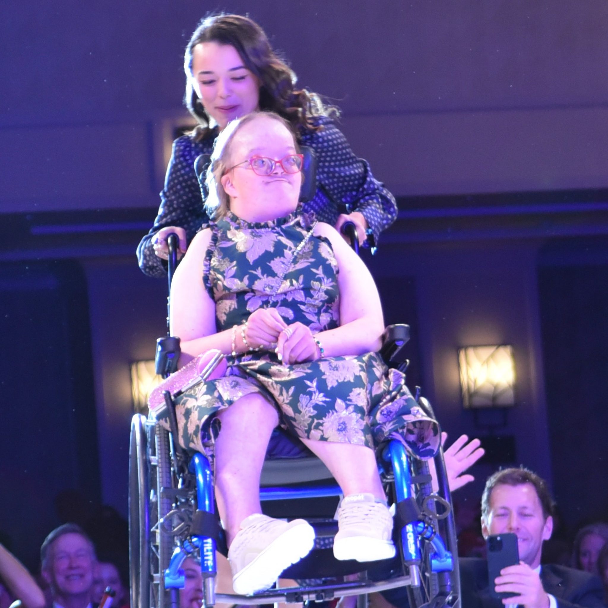 Midori Francis of Grey's Anatomy accompanies Alexandra Shankle