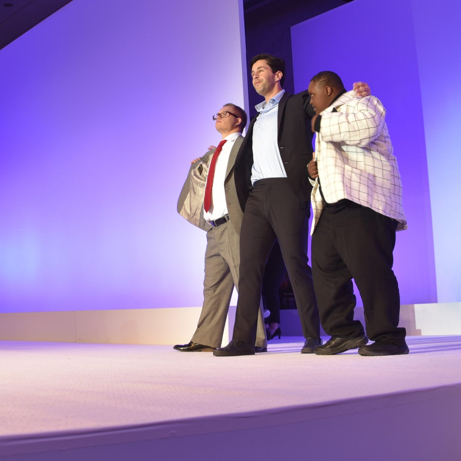 Actor Josh Peck with Timmy Frazier and Sinai Alexander