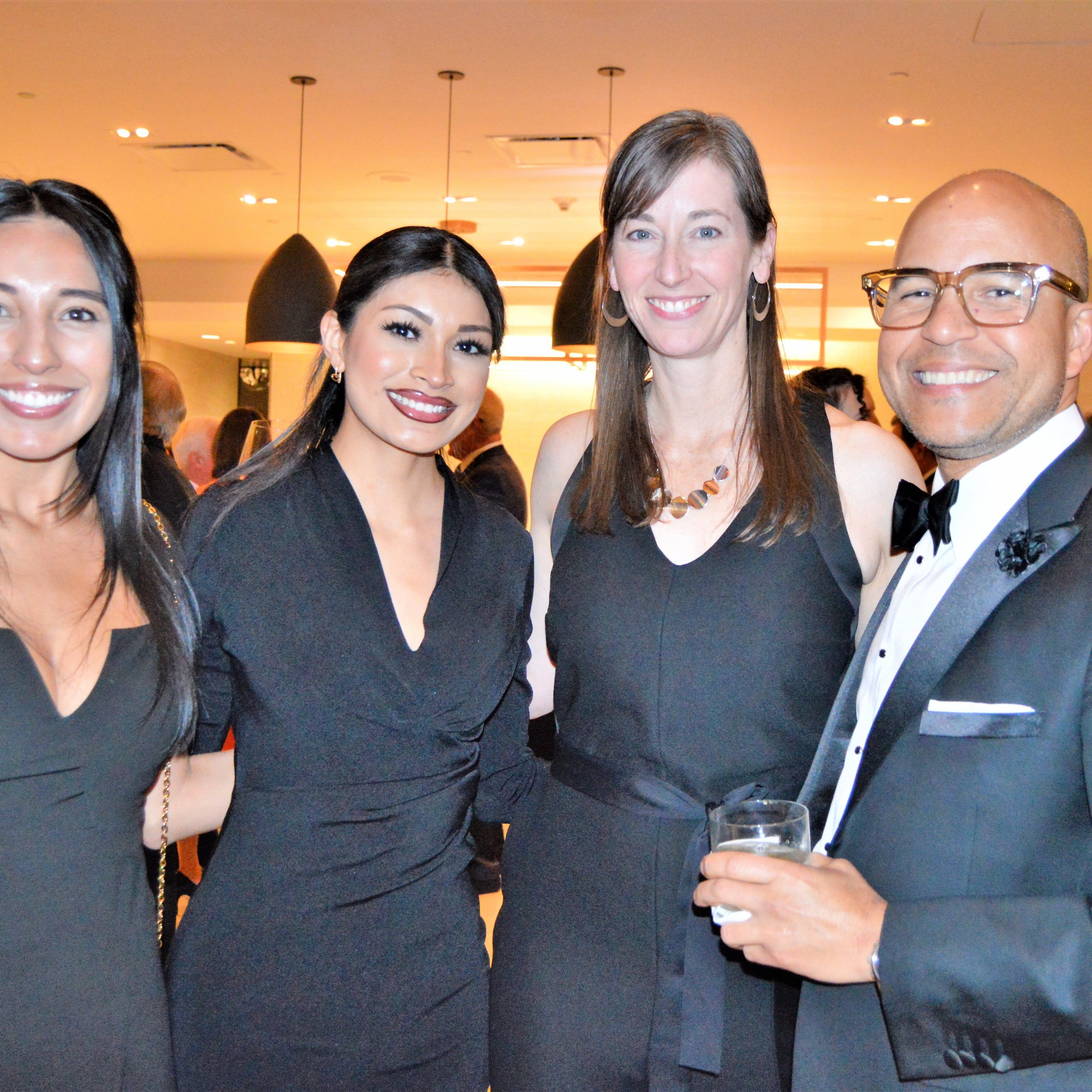 (l to r): Carolina Flores, Alondra Flores, Jocelyn Hittle, Mizraim Cordero