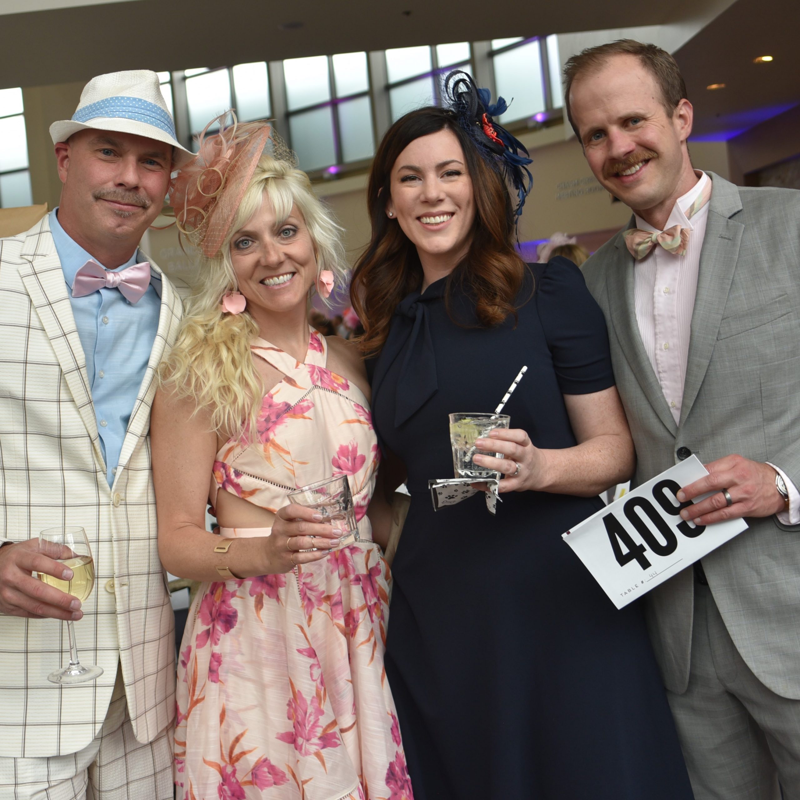 Matt and Adrienne Doherty, left, with Jessica Troppmann and Ross Cohlmia