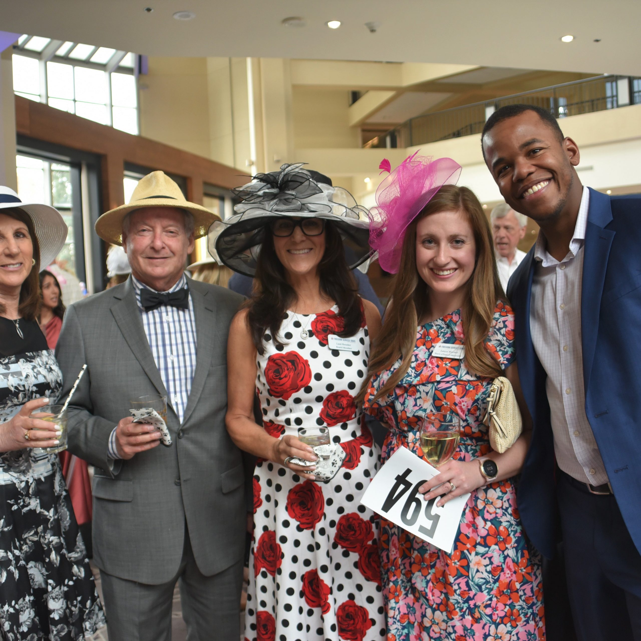 Lori and Jim Issner, event co-chair Lani Kessler, Laura and Brandon Warner