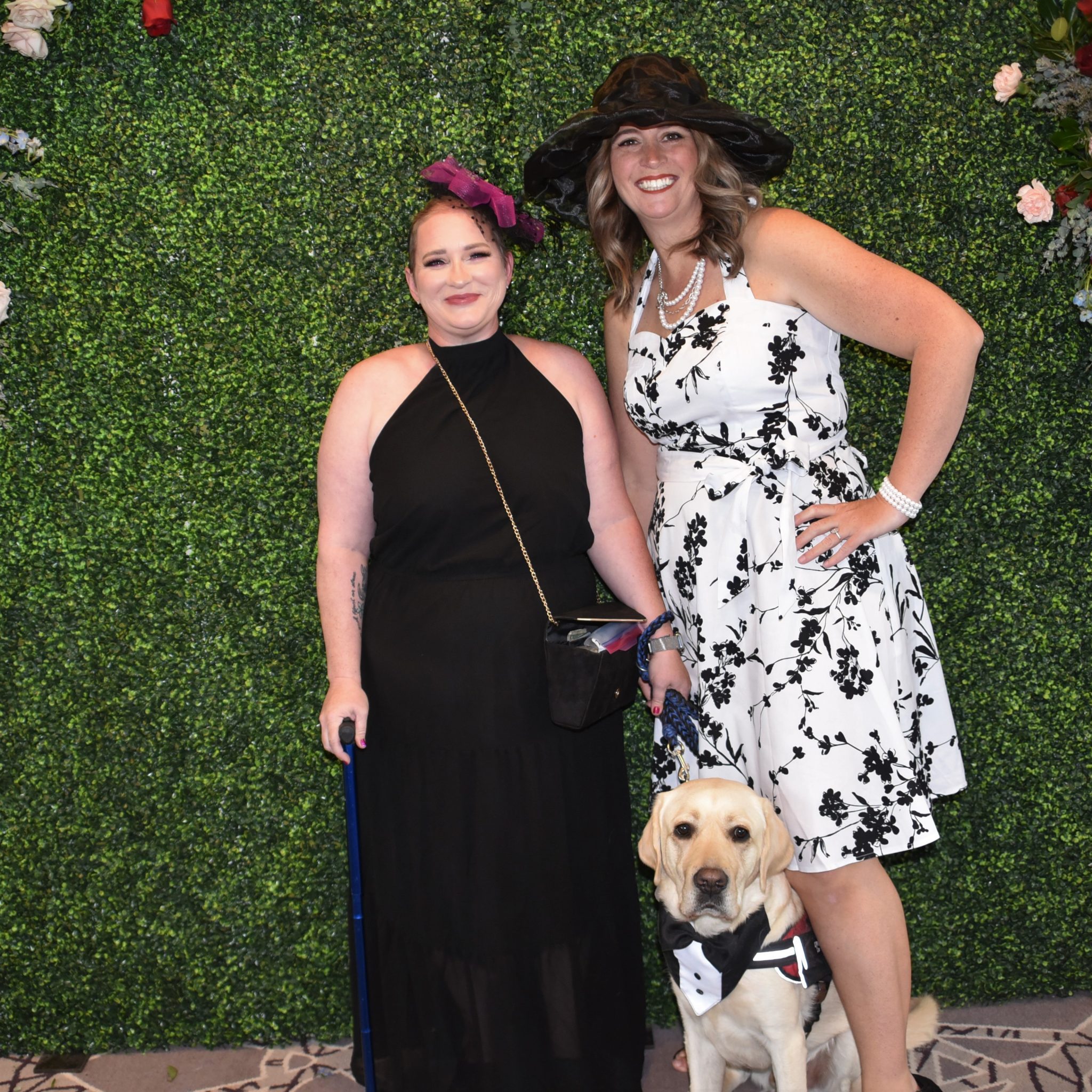 Ryan Durocher and Katie Gaus with Rebel and Lou