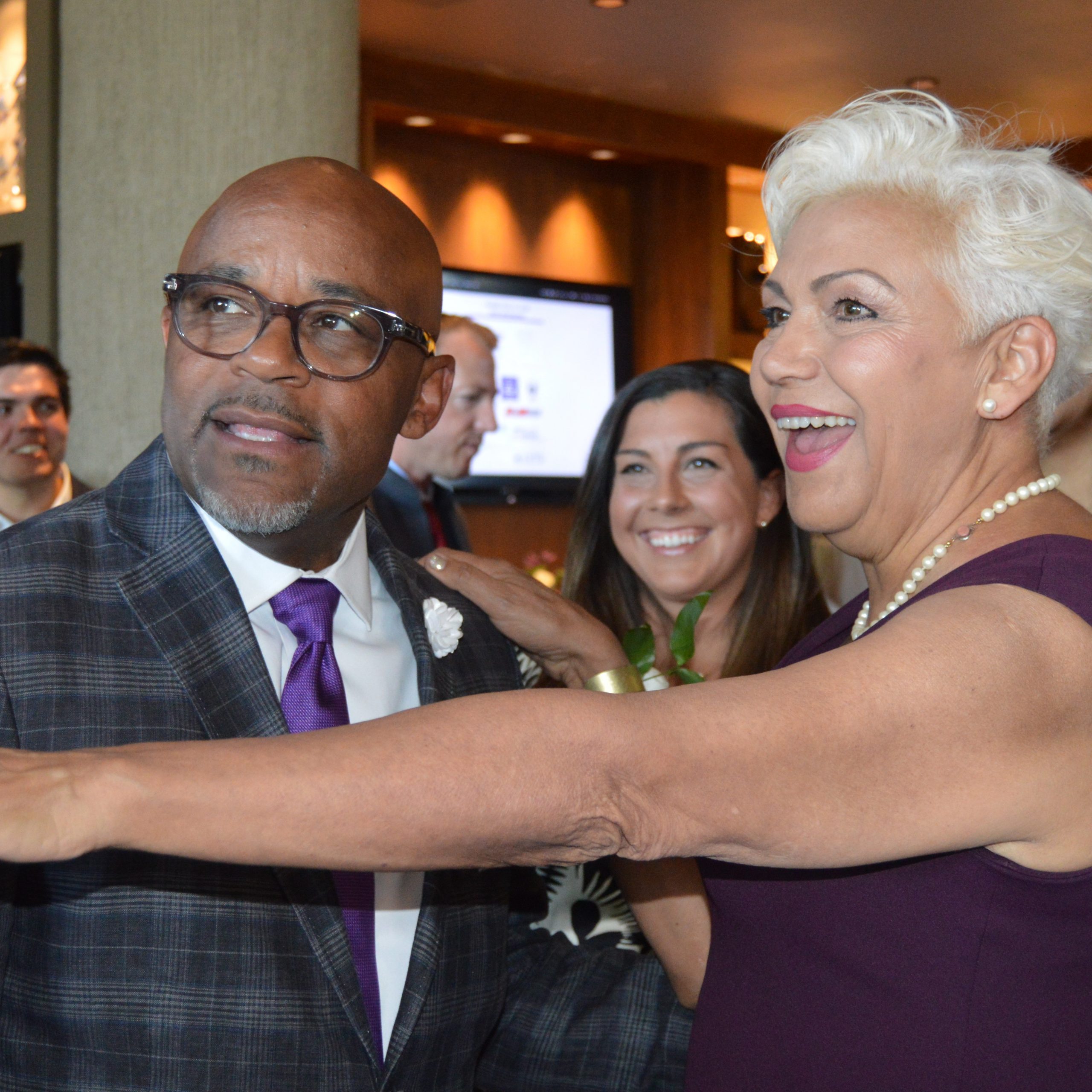 Denver Mayor Michael Hancock and First Lady honoree Gabriela Cornejo ...
