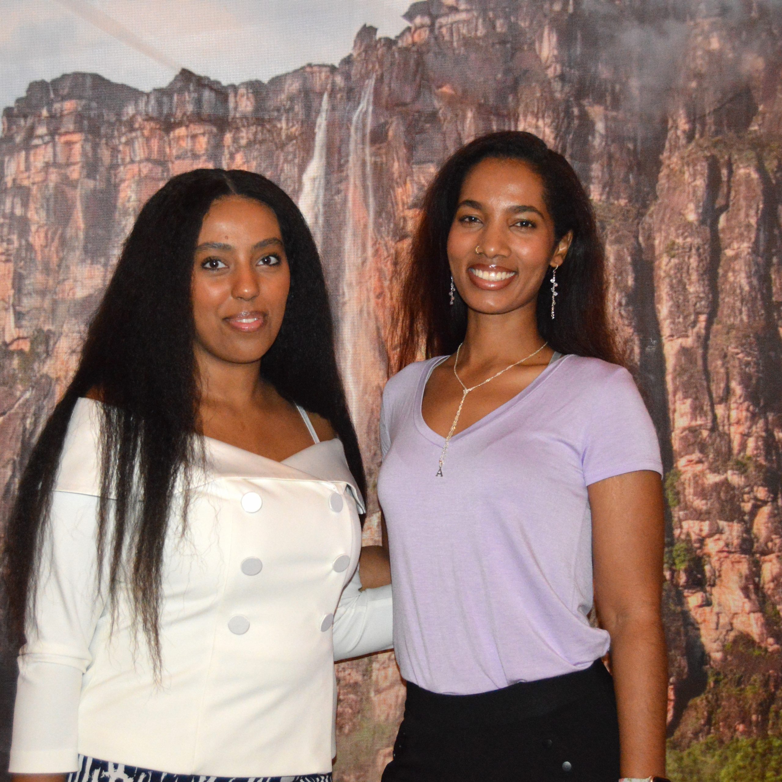 Hermela Goshu (left) and Alaba Yusuf