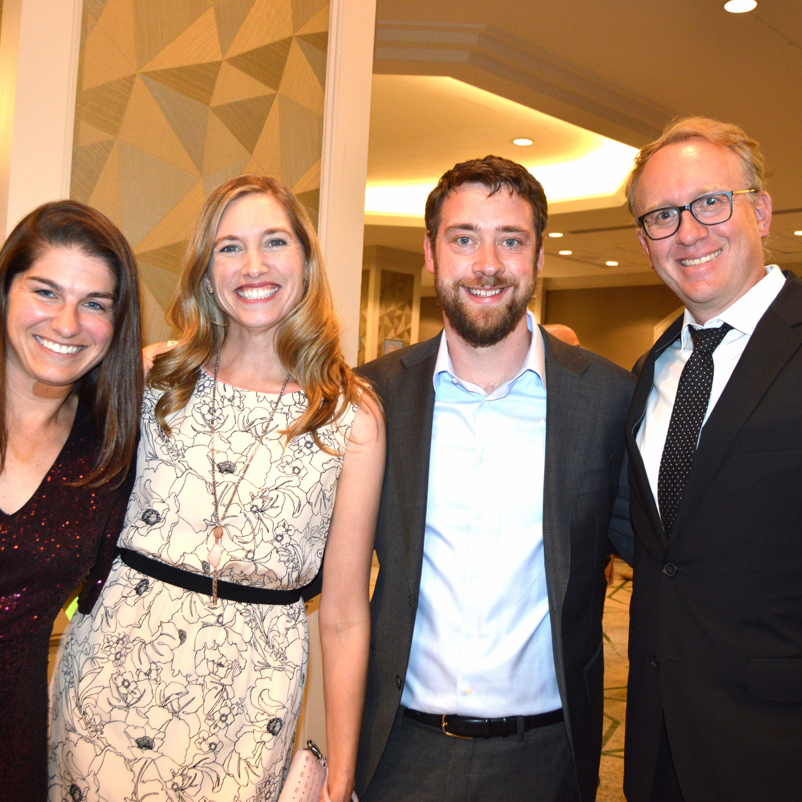 (l to r): Sarah Wisor, Kate and Cory Kalanick, Paul Wisor