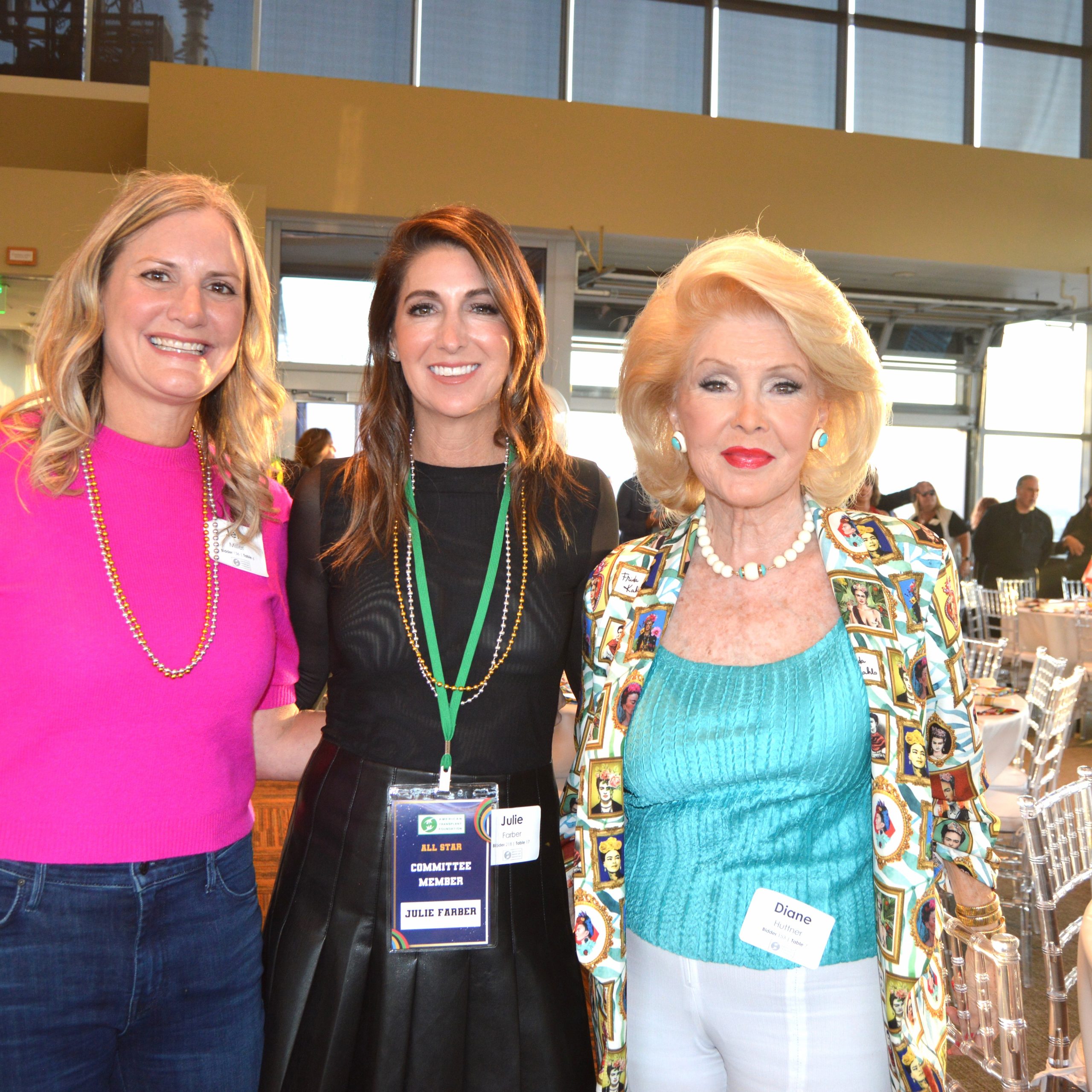 (l to r): Jen Miller, Julie Farber, Diane Huttner