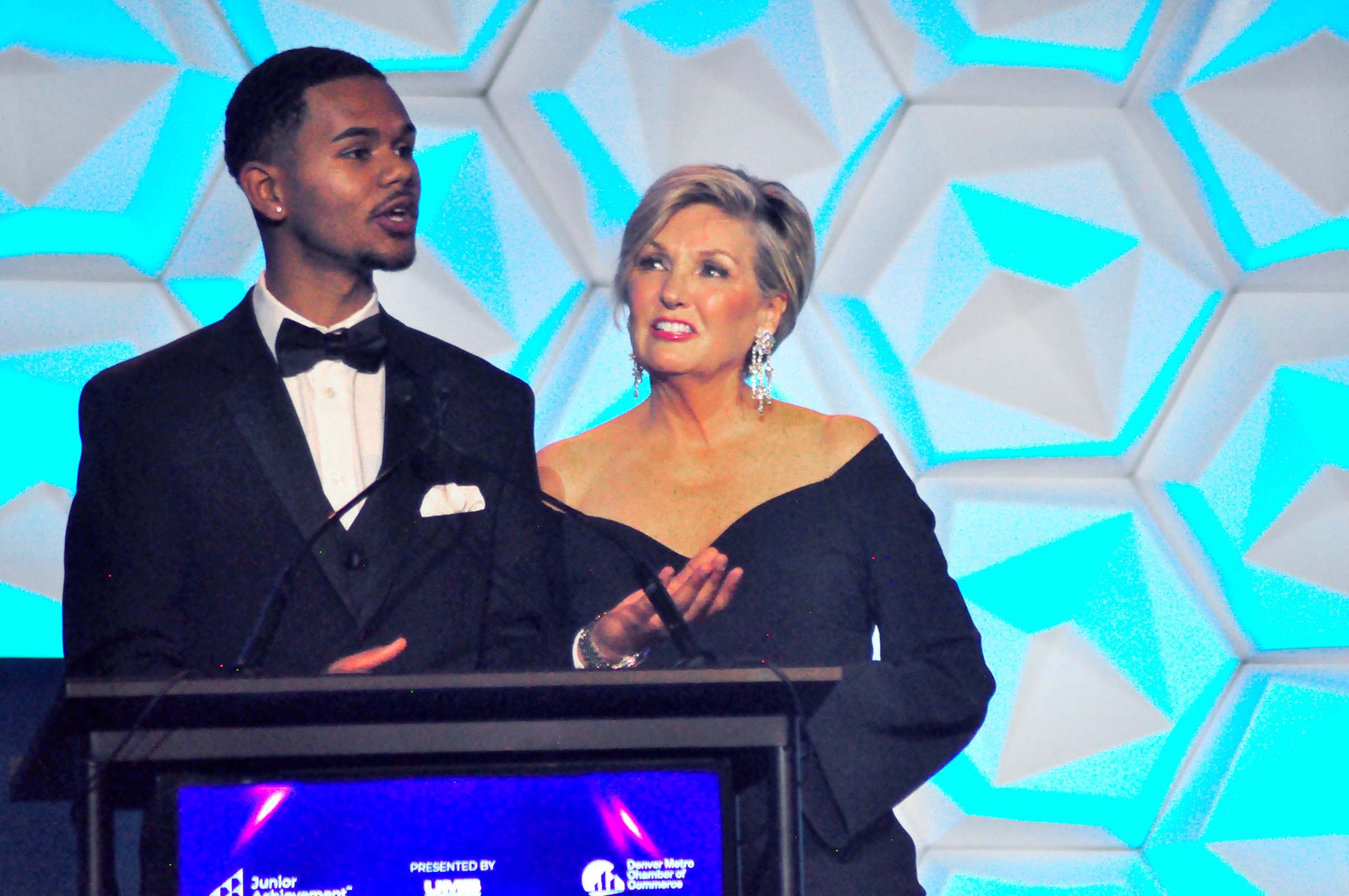 Junior Achievement-Rocky Mountain President/CEO Robin Wise presented ...