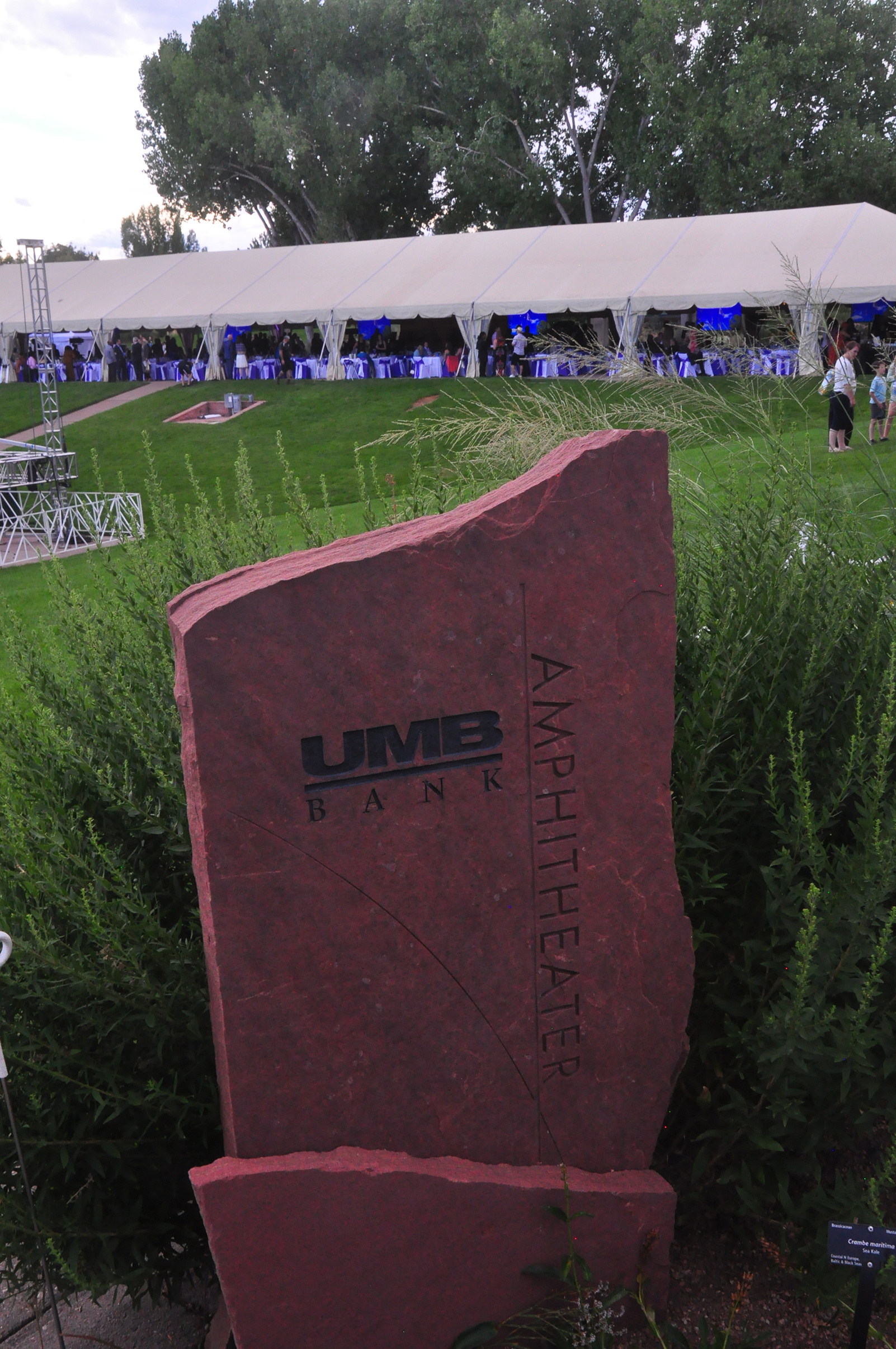The event was held at the UMB Bank Amphitheater