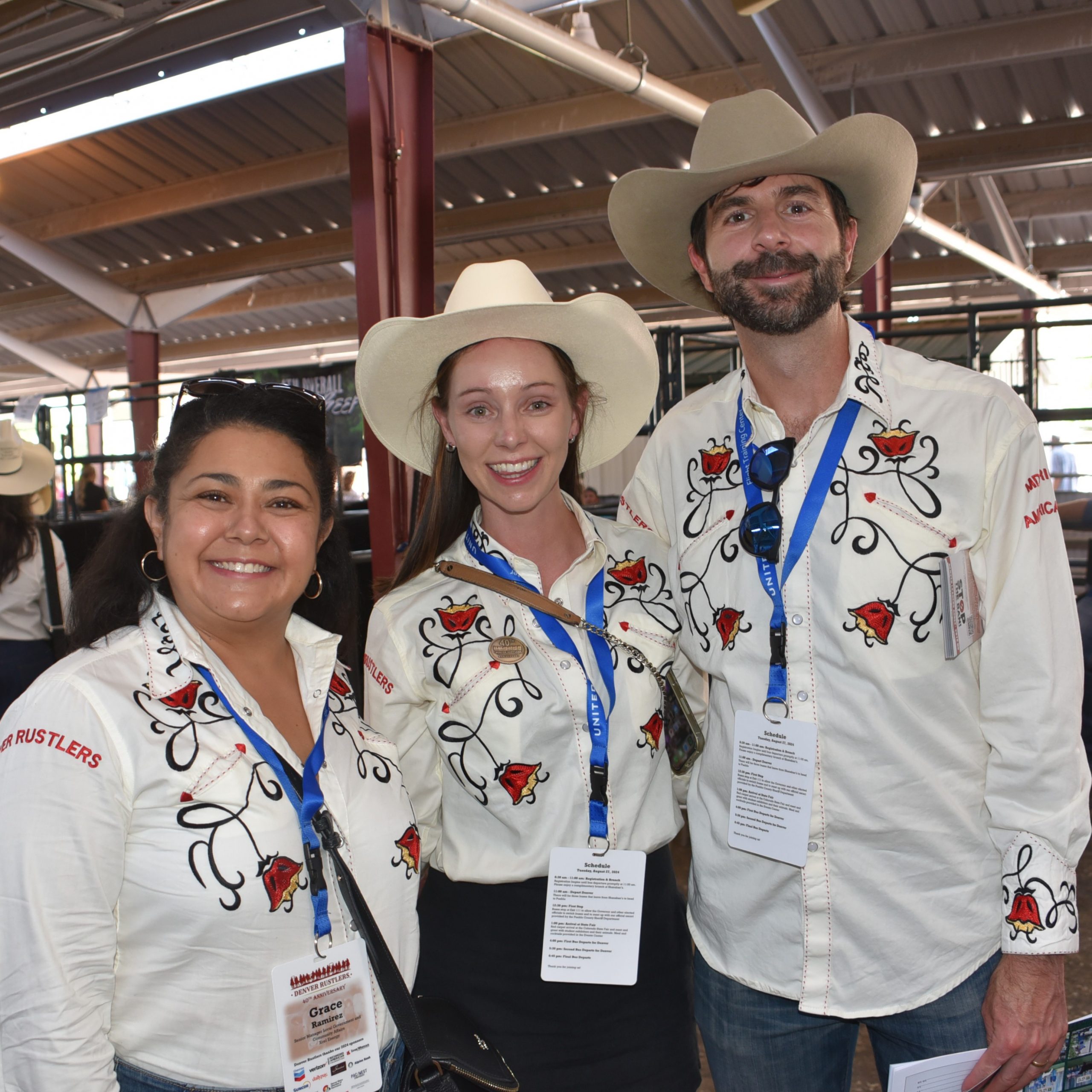 Grace Ramirez, left, Tate Carpenter and Sean Maley