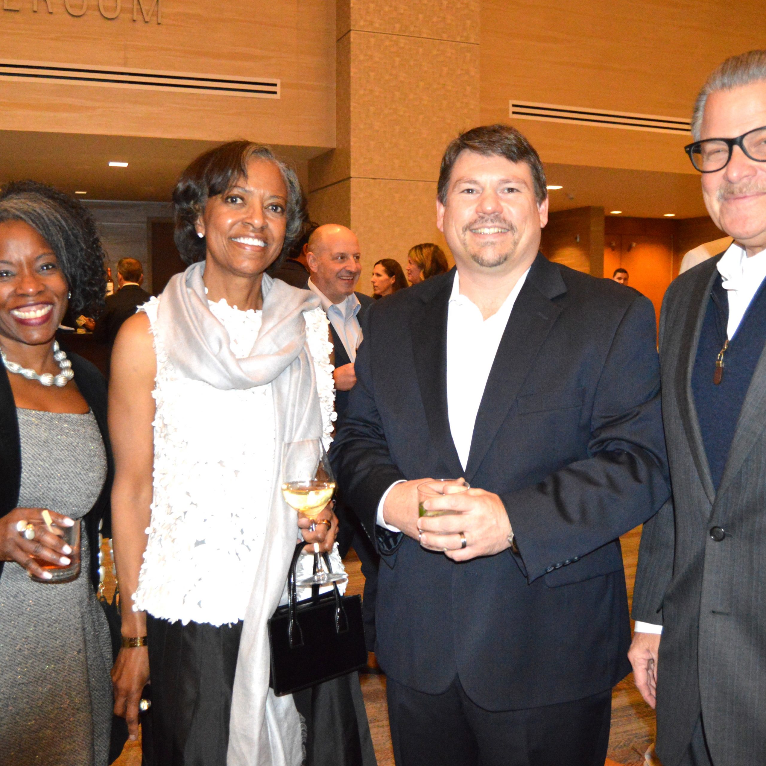 (l to r): Akasha Absher, Jandel Allen-Davis, Theron Skidmore, Todd Munson